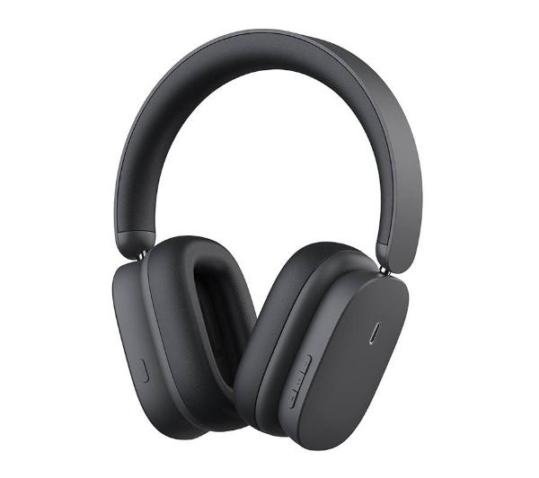 Słuchawki bezprzewodowe Baseus Bowie H1 Nauszne Bluetooth 5.2 Szary ... Słuchawki bezprzewodowe Baseus Bowie H1 Nauszne Bluetooth 5.2 Szary ...