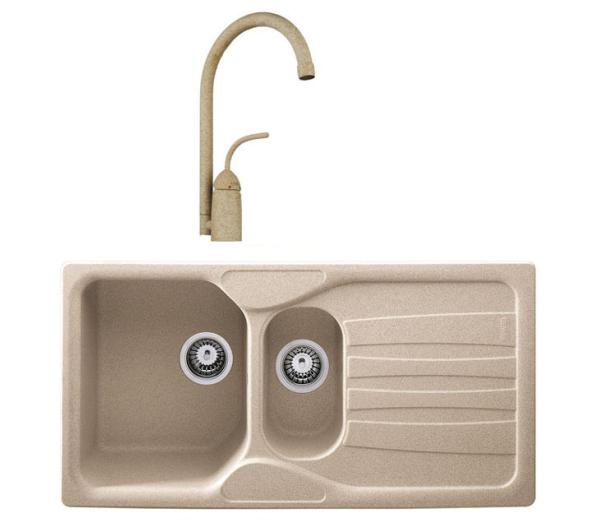 Franke Calypso COG 651 (beżowy) + bateria Sutherland (beżowy) w Sklepie ...