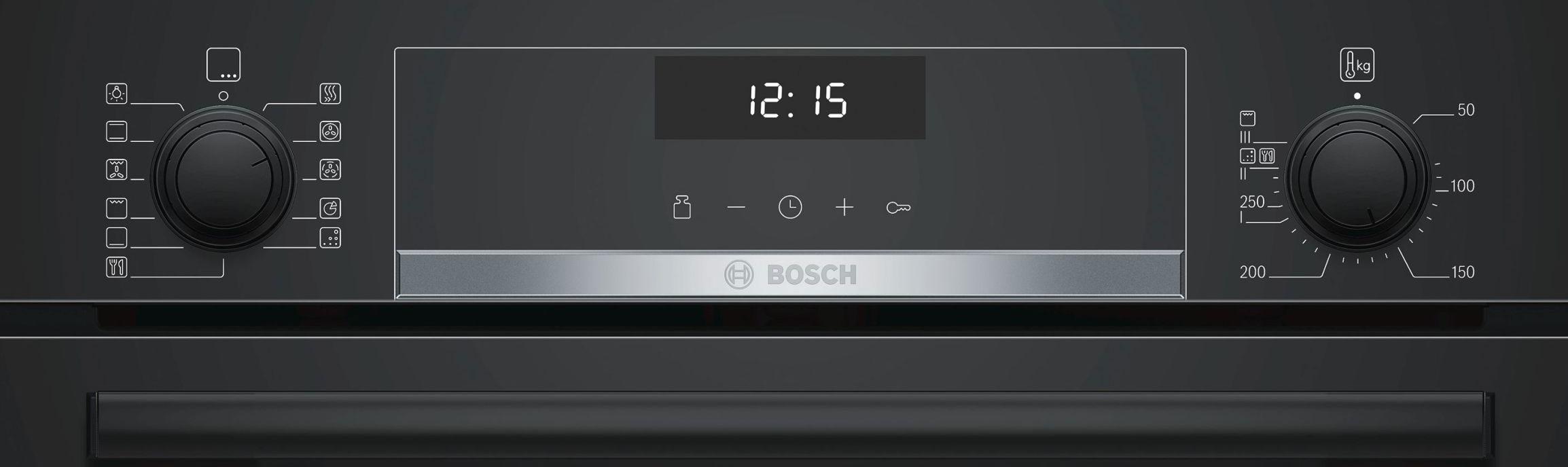 Piekarnik elektryczny Bosch HBA5570B0 - termoobieg - prowadnice ...