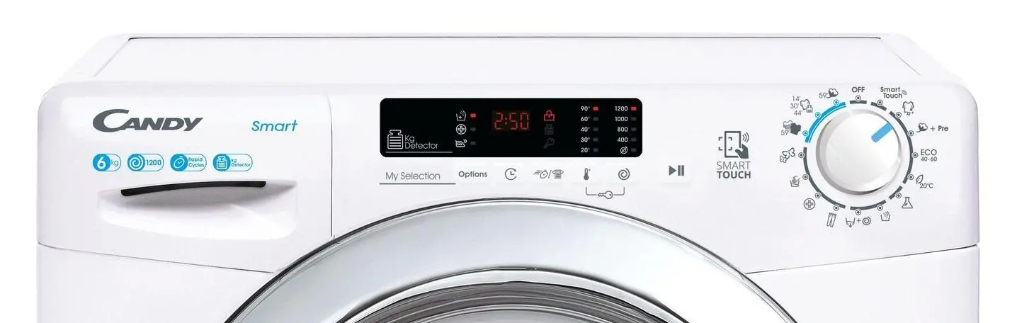 Pralka Candy Smart CS34 1262DCE/2-S Superslim 6kg 1200obr/min - Opinie, Cena - RTV EURO AGD