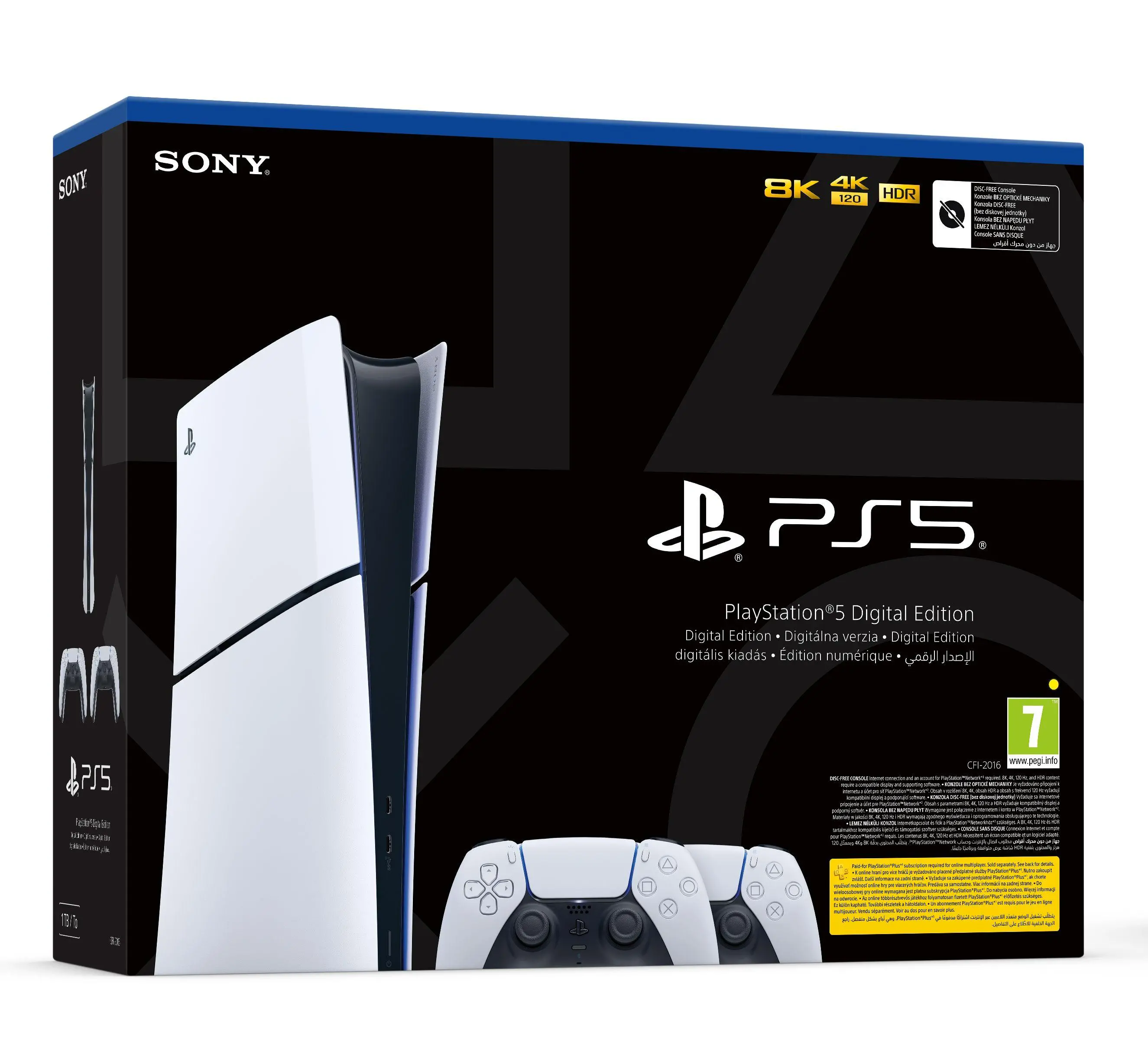 Sony PlayStation 5 Digital Slim D Chassis (PS5) 1TB + Dodatkowy Pad ...