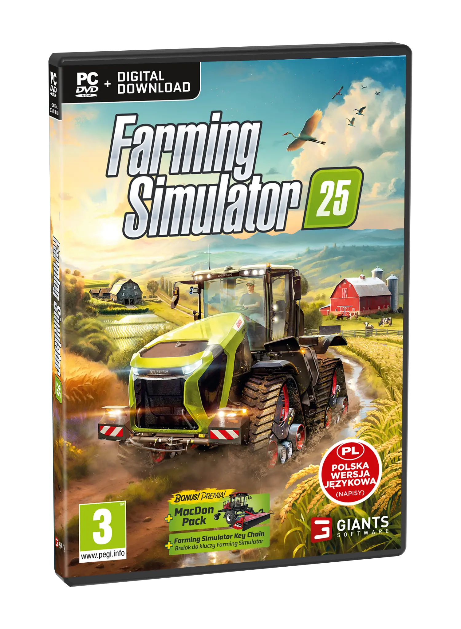 Farming Simulator 25 Gra na PC - Dobra cena, Opinie w Sklepie RTV EURO AGD