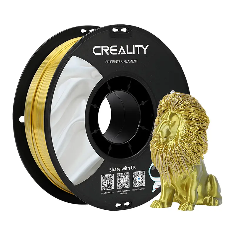 Creality CR-Silk PLA 1,75mm Złoto-srebrny - Dobra cena, Opinie w ...