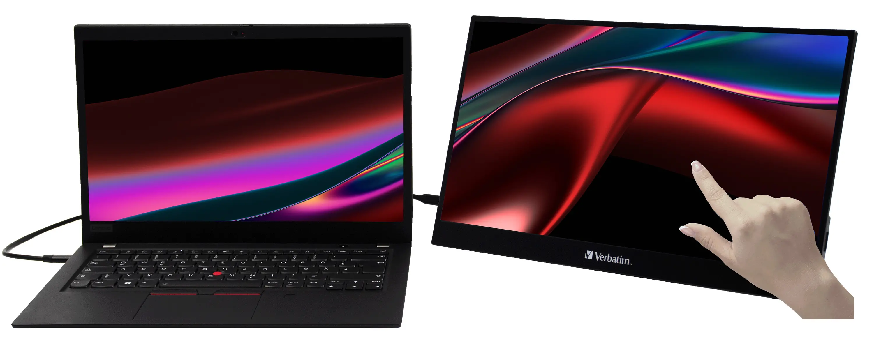 Monitor Verbatim PMT-17 32239 17,3" 4K IPS 60Hz 6ms Przenośny Dotykowy ...