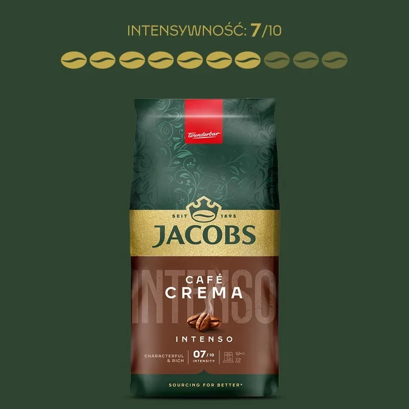 Jacobs Crema Intenso 1kg - Dobra cena, Opinie w Sklepie RTV EURO AGD