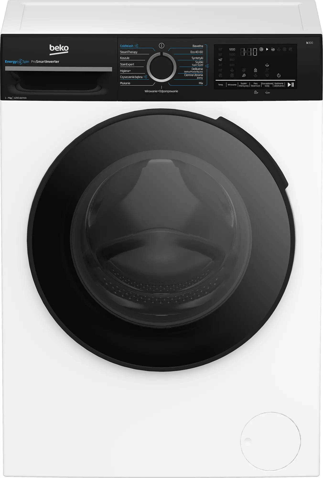 Beko pralka b300 BM3WFU47215WBDC EnergySpin Slim 7kg 1200obr/min ...