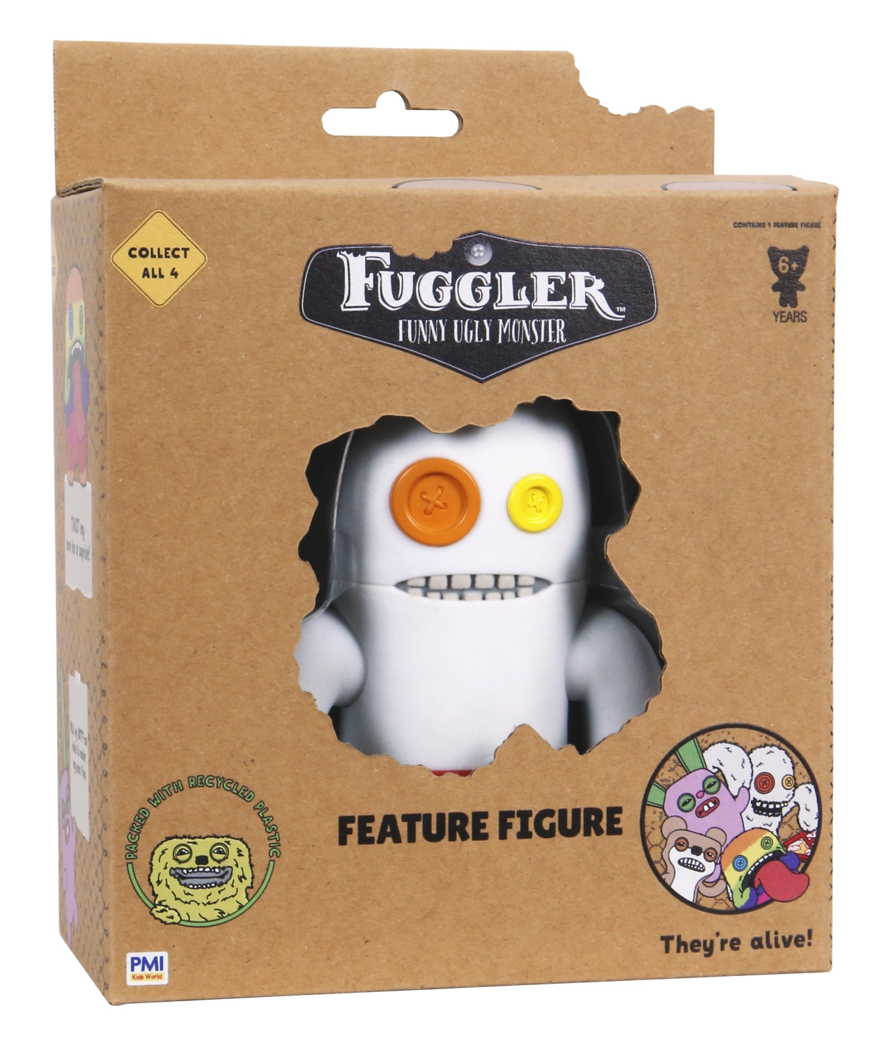 PMI Kids World Fuggler S1 Feature Figures 11,5cm - Sasquoosh White ...