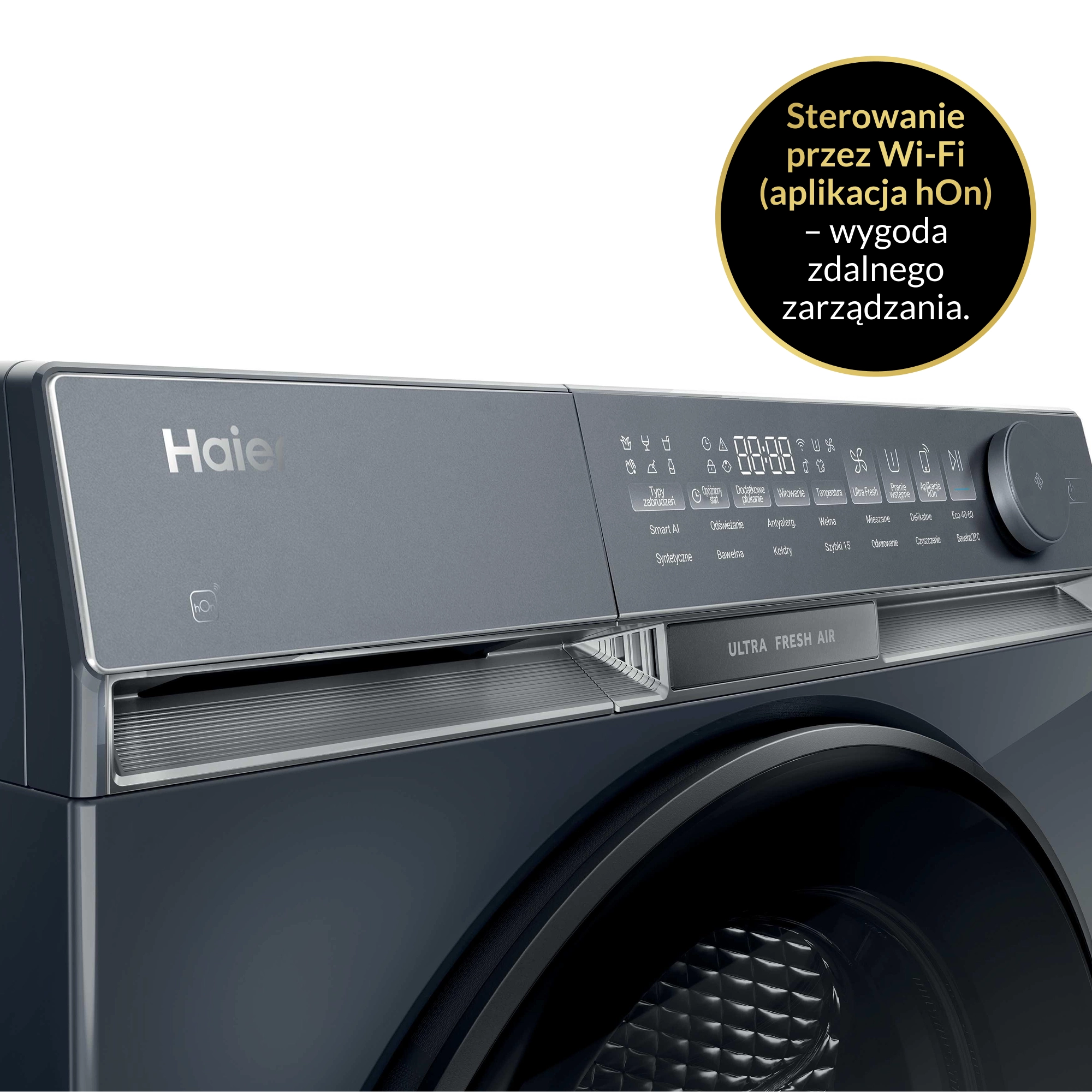 Pralka Haier X9 slim HW90-B14387GTUPL 9kg 1400obr/min Zdalne starowanie ...