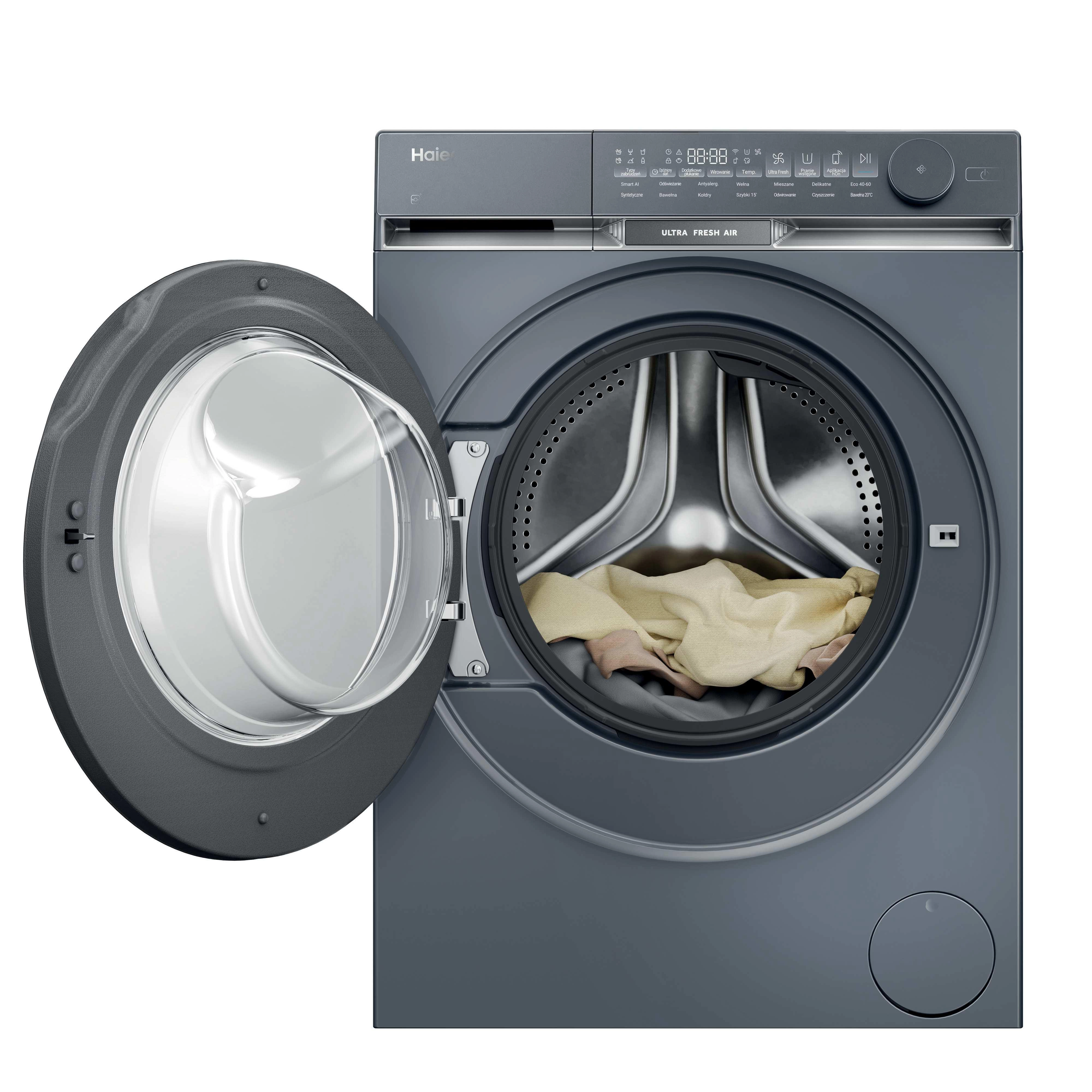 Pralka Haier X9 slim HW90-B14387GTUPL 9kg 1400obr/min Zdalne starowanie ...