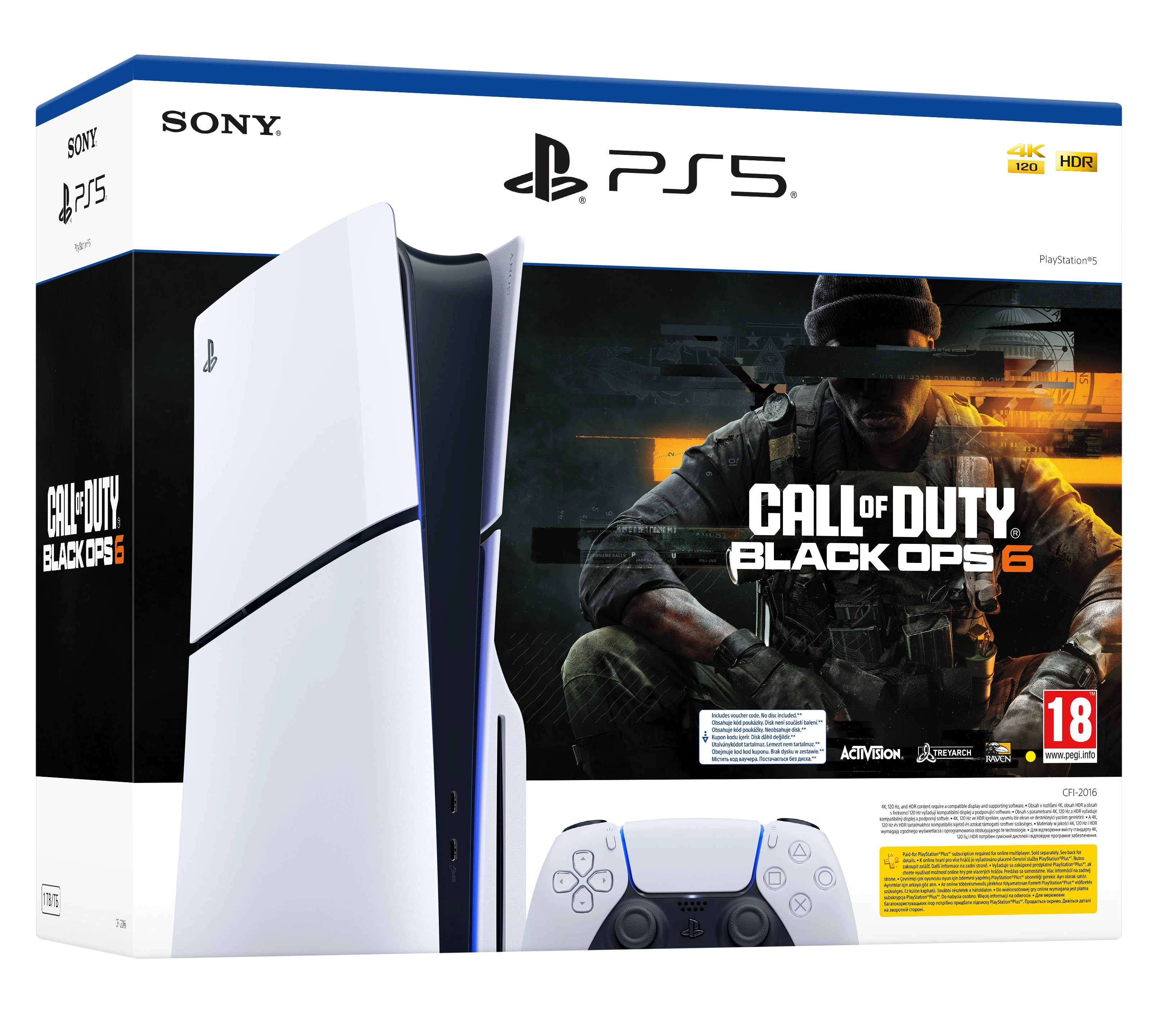 Sony PlayStation 5 Slim D Chassis (PS5) 1TB z napędem + Call of Duty ...