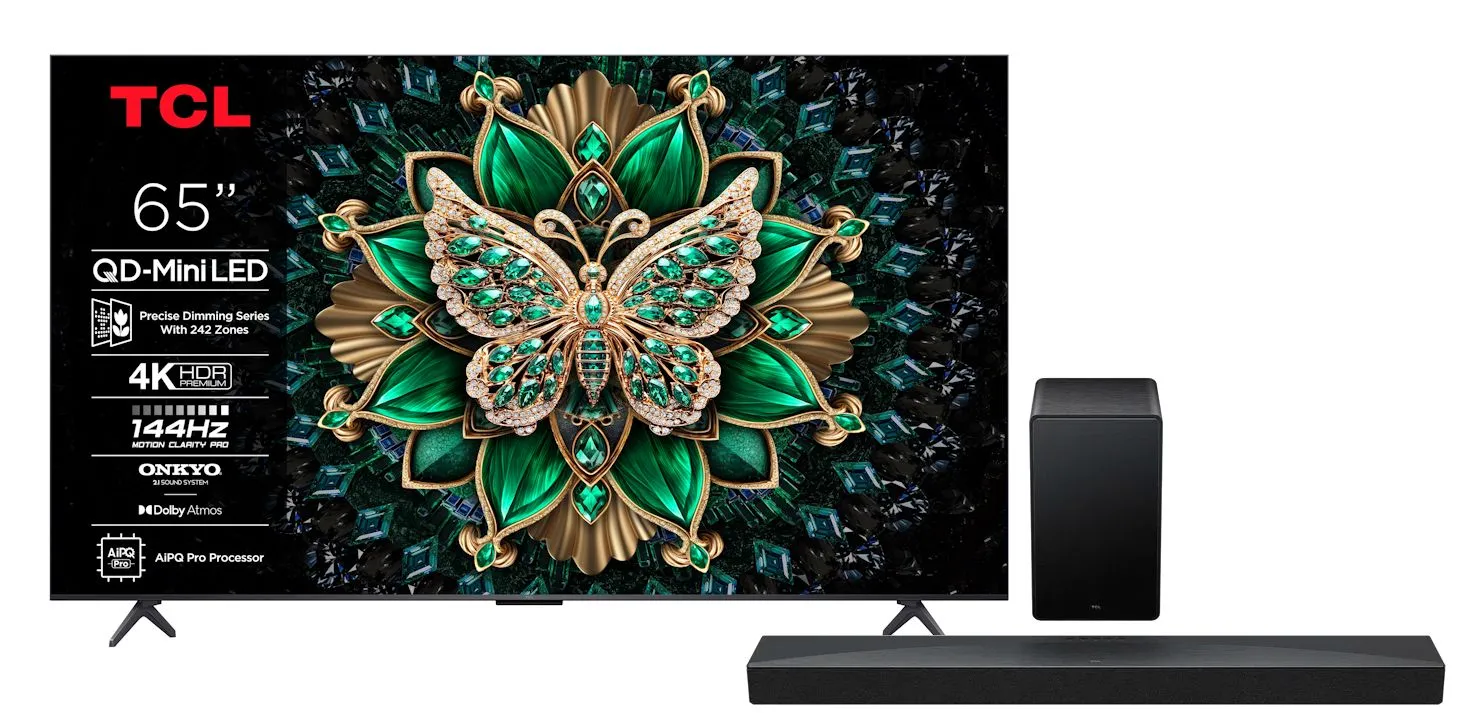 Telewizor TCL 65C6K 65" QD-Mini LED 4K 144Hz Google TV Dolby Vision IQ ...