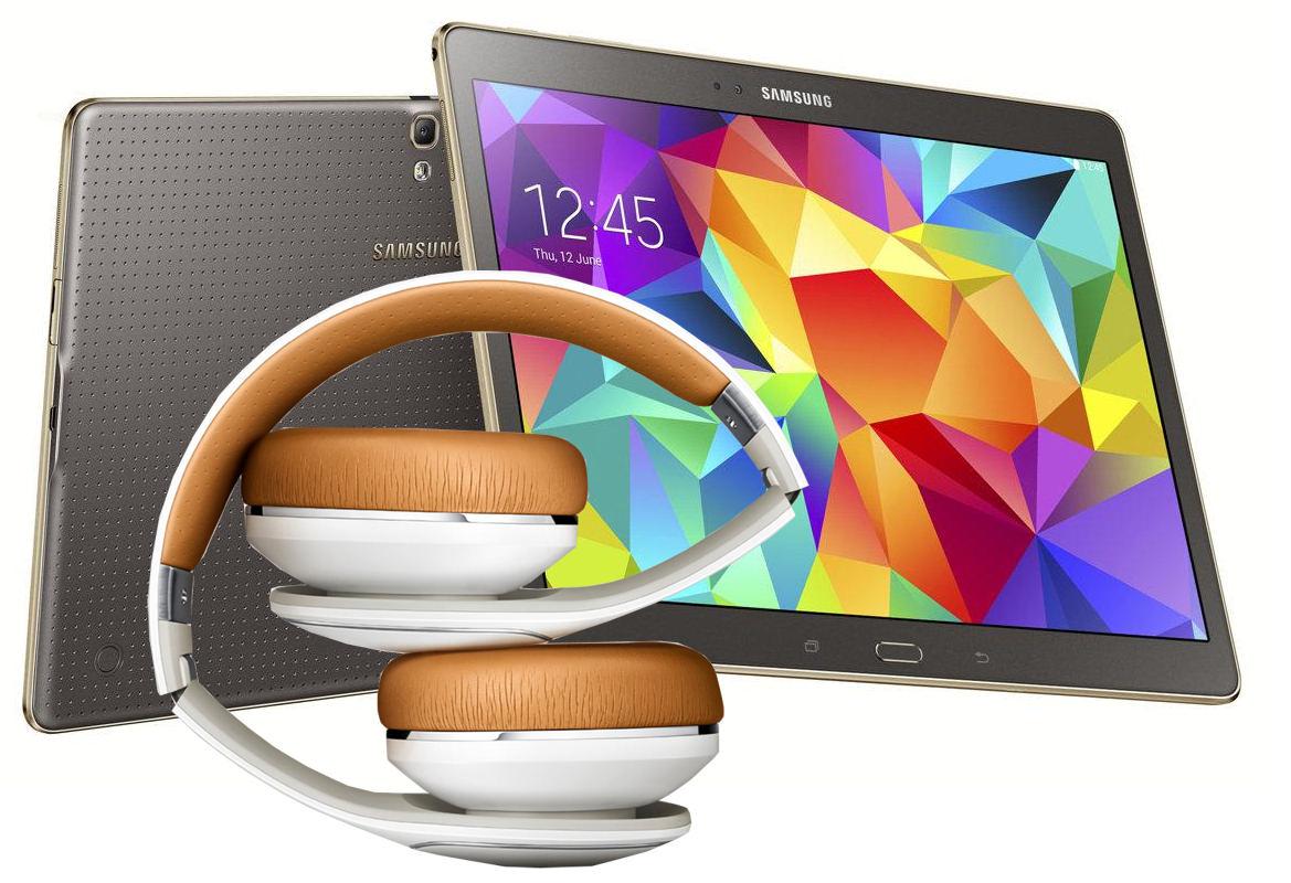 Samsung Galaxy Tab S 10.5 LTE SM-T805 Tytanowy + słuchawki Level-On ...