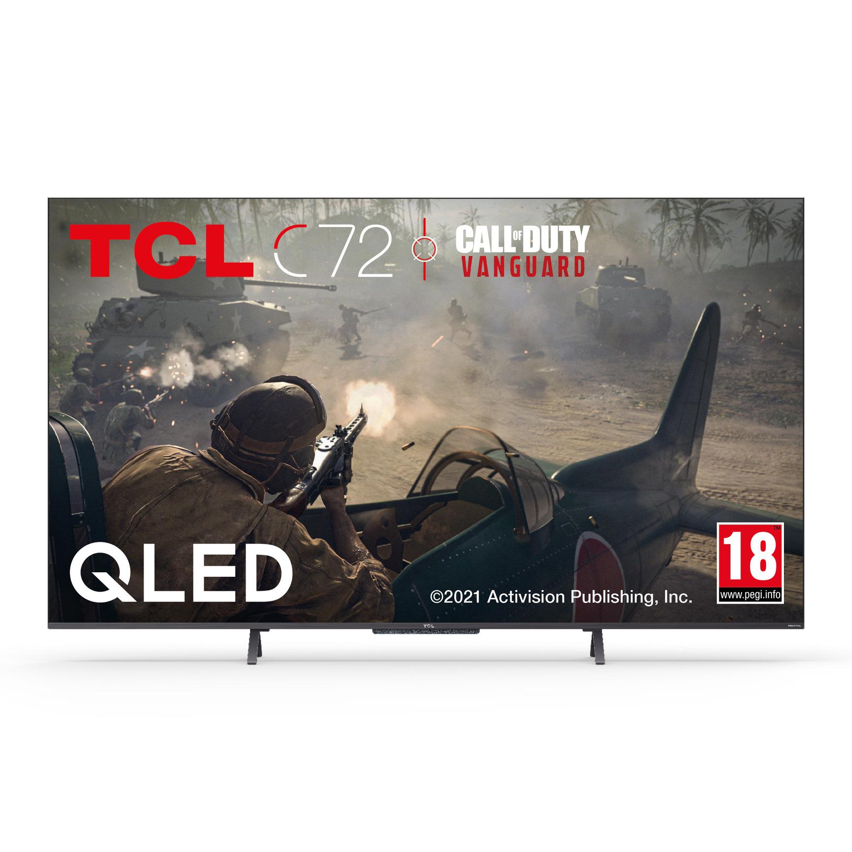 Telewizor TCL 65C725 65" QLED 4K Android TV Dolby Vision Dolby Atmos ...