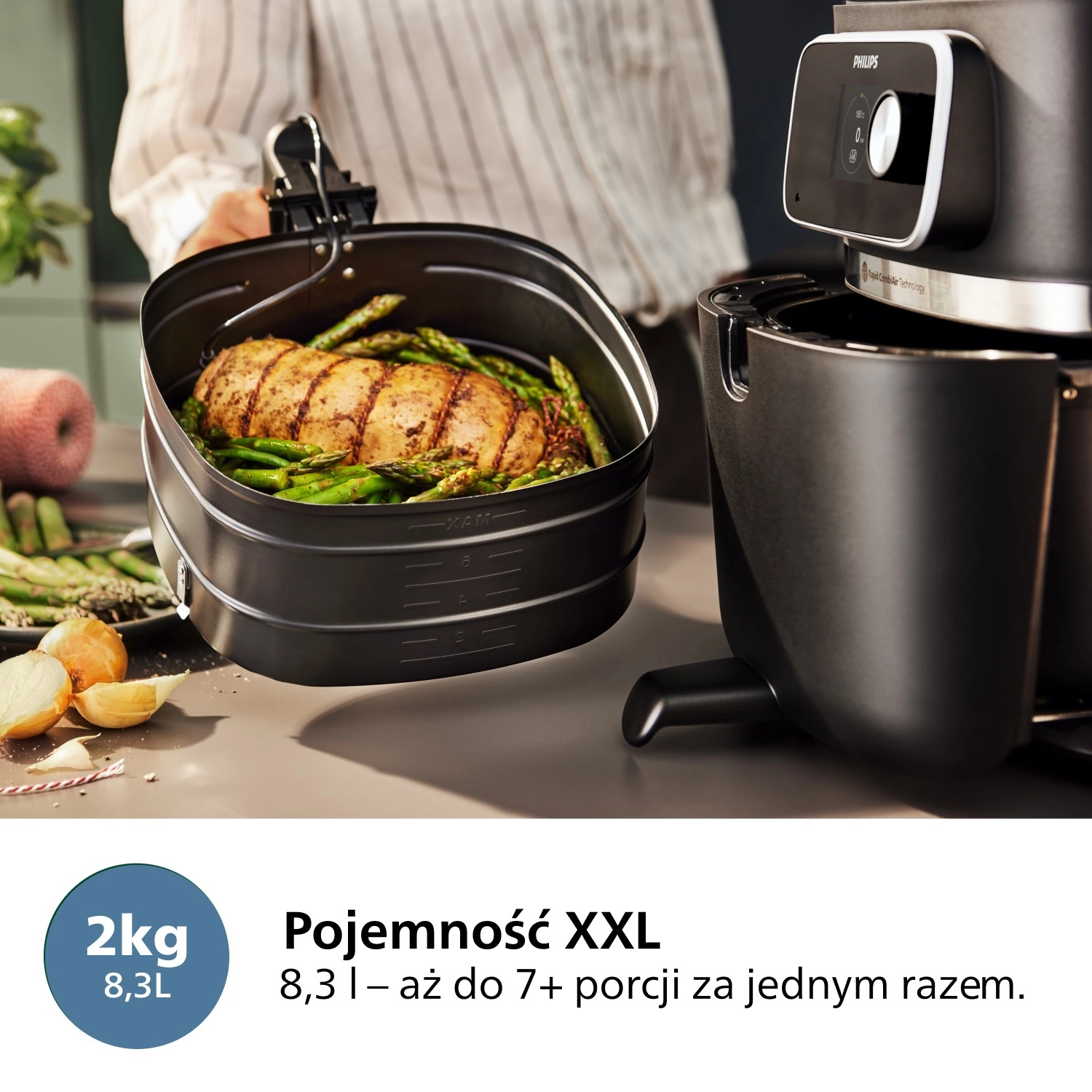 Philips OVI Smart 2.0 XXL HD9880/90 2200W 8,3l Aplikacja mobilna ...