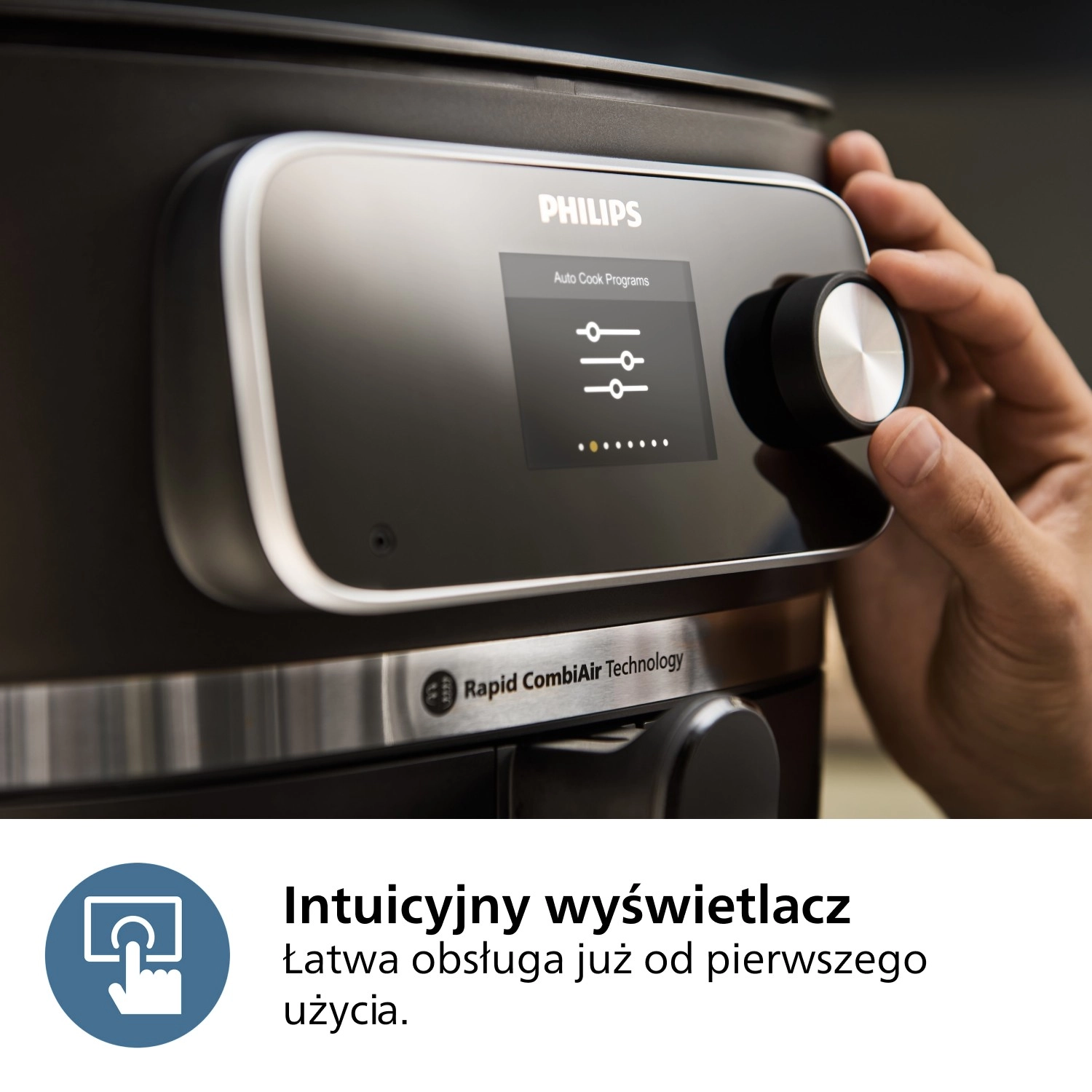 Philips OVI Smart 2.0 XXL HD9880/90 2200W 8,3l Aplikacja mobilna ...