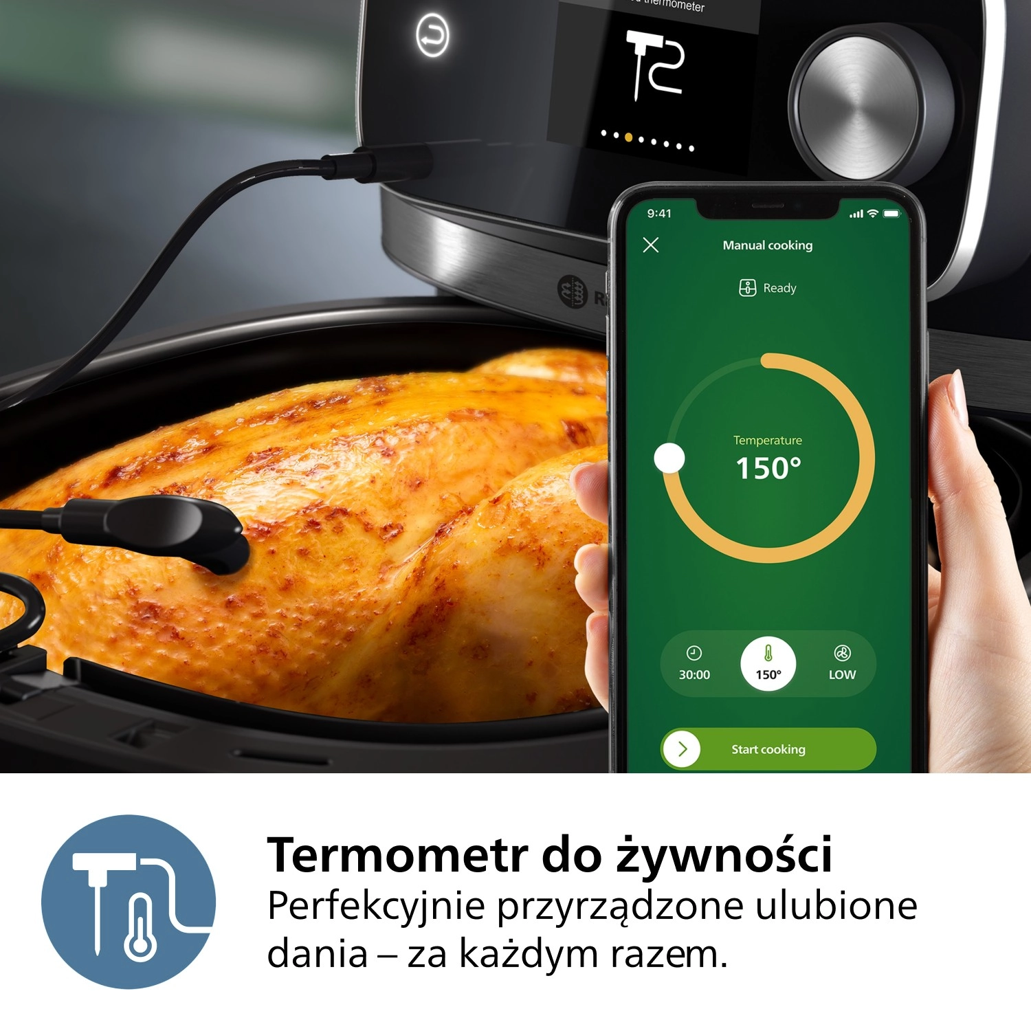 Philips OVI Smart 2.0 XXL HD9880/90 2200W 8,3l Aplikacja mobilna ...