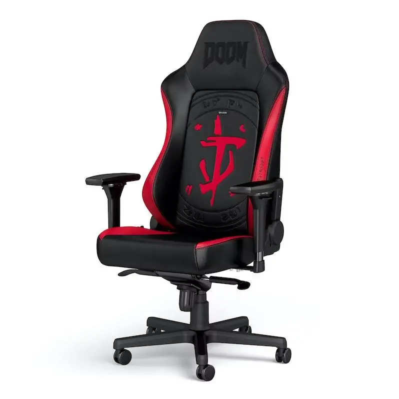 Noblechairs HERO DOOM Edition Gamingowy do 150kg Skóra ECO Czarno ...