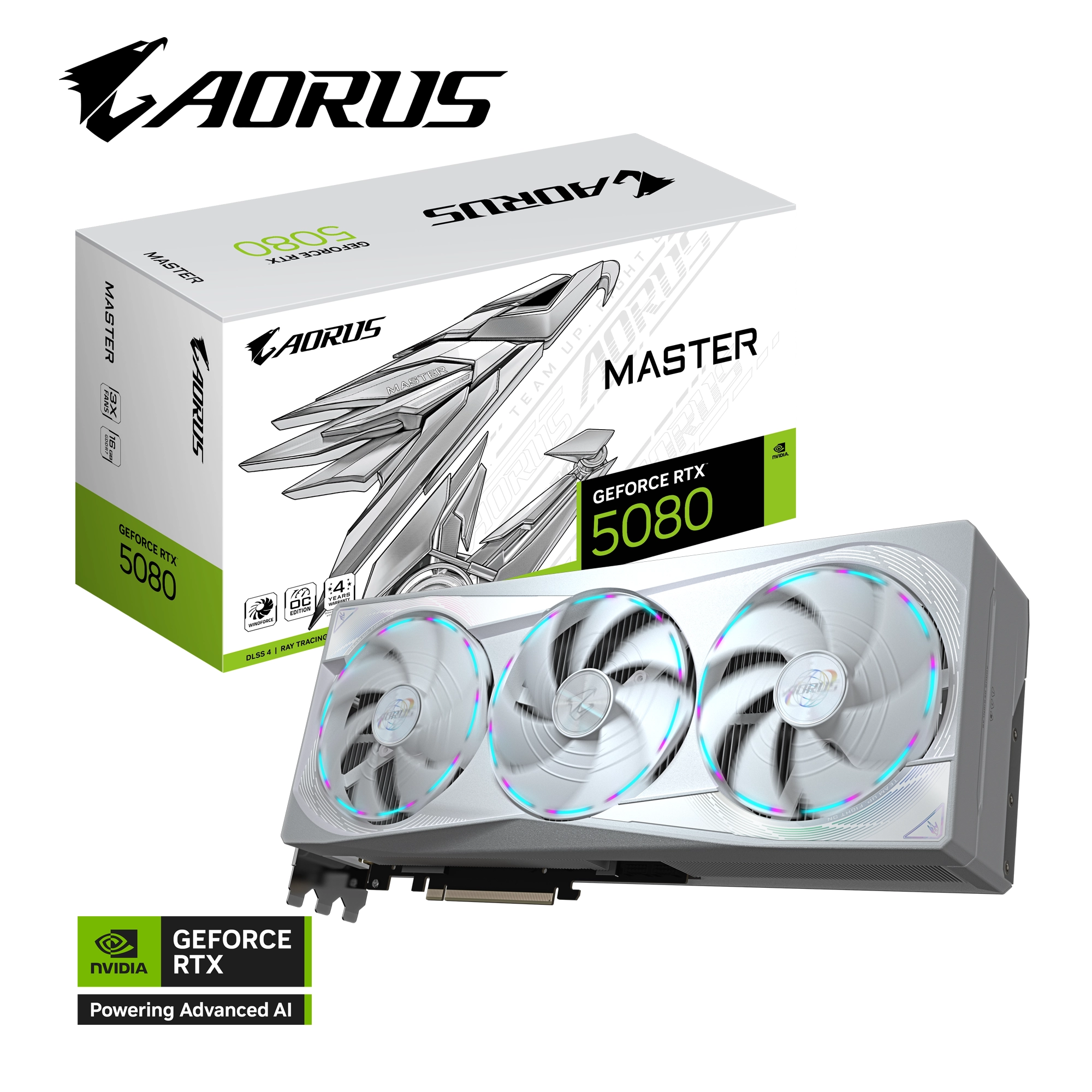 Karta graficzna Gigabyte GeForce RTX 5080 MASTER ICE 16GB GDDR7 256bit ...