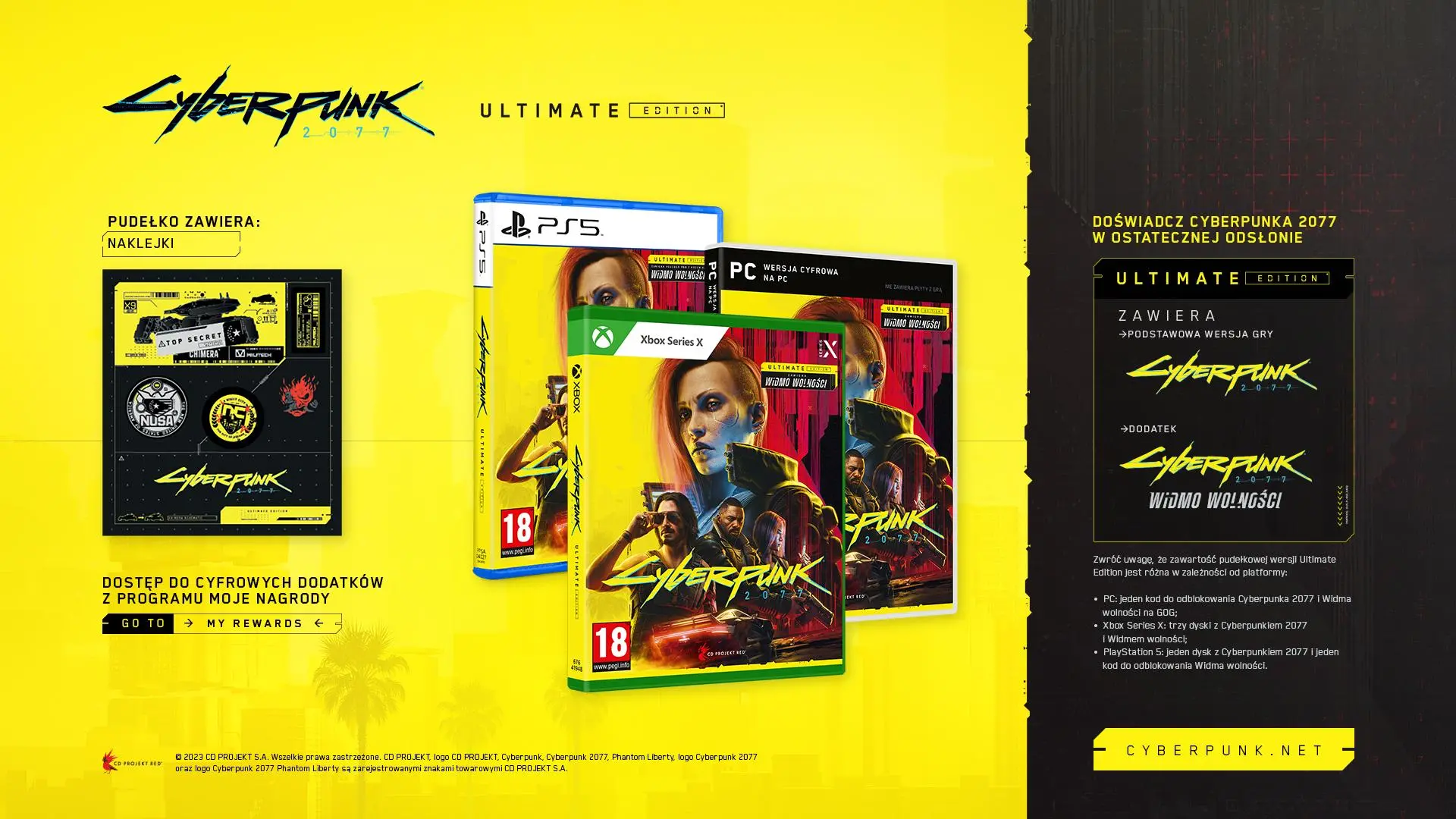 Sony PlayStation 5 Slim D Chassis (PS5) 1TB z napędem + Cyberpunk 2077 ...