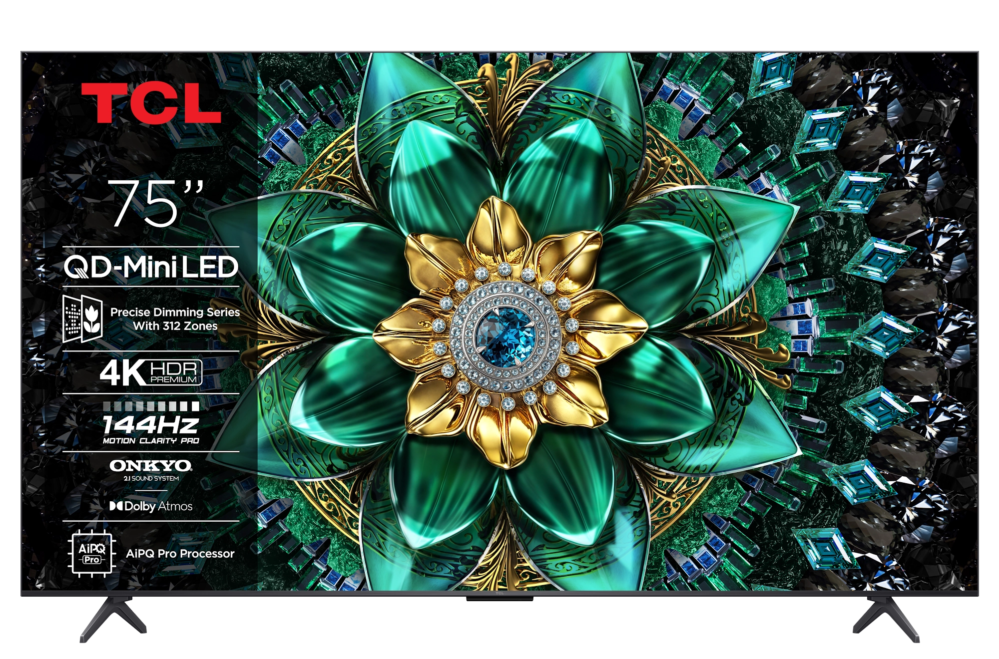 Telewizor TCL 75Q6C 75" QD-Mini LED 4K 144Hz Google TV Dolby Vision IQ ...