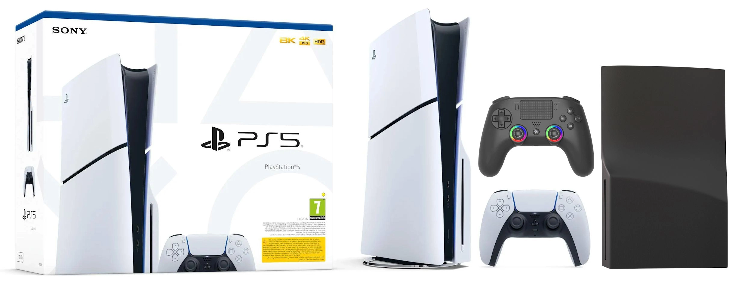 Sony PlayStation 5 Slim D Chassis (PS5) 1TB z napędem + Pad Subsonic ...