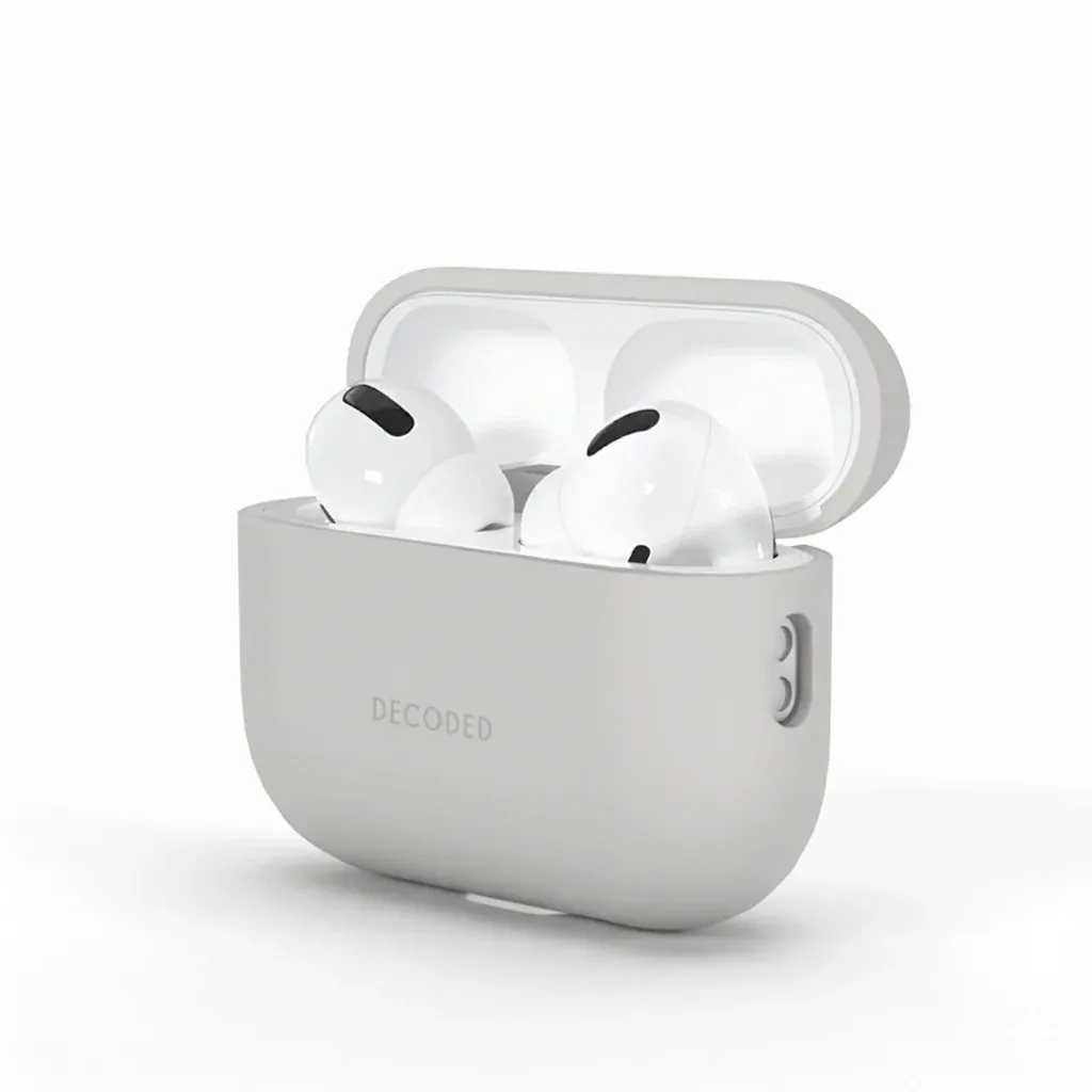 Etui na słuchawki Decoded Silicone Aircase do AirPods Pro 3 Grey ...
