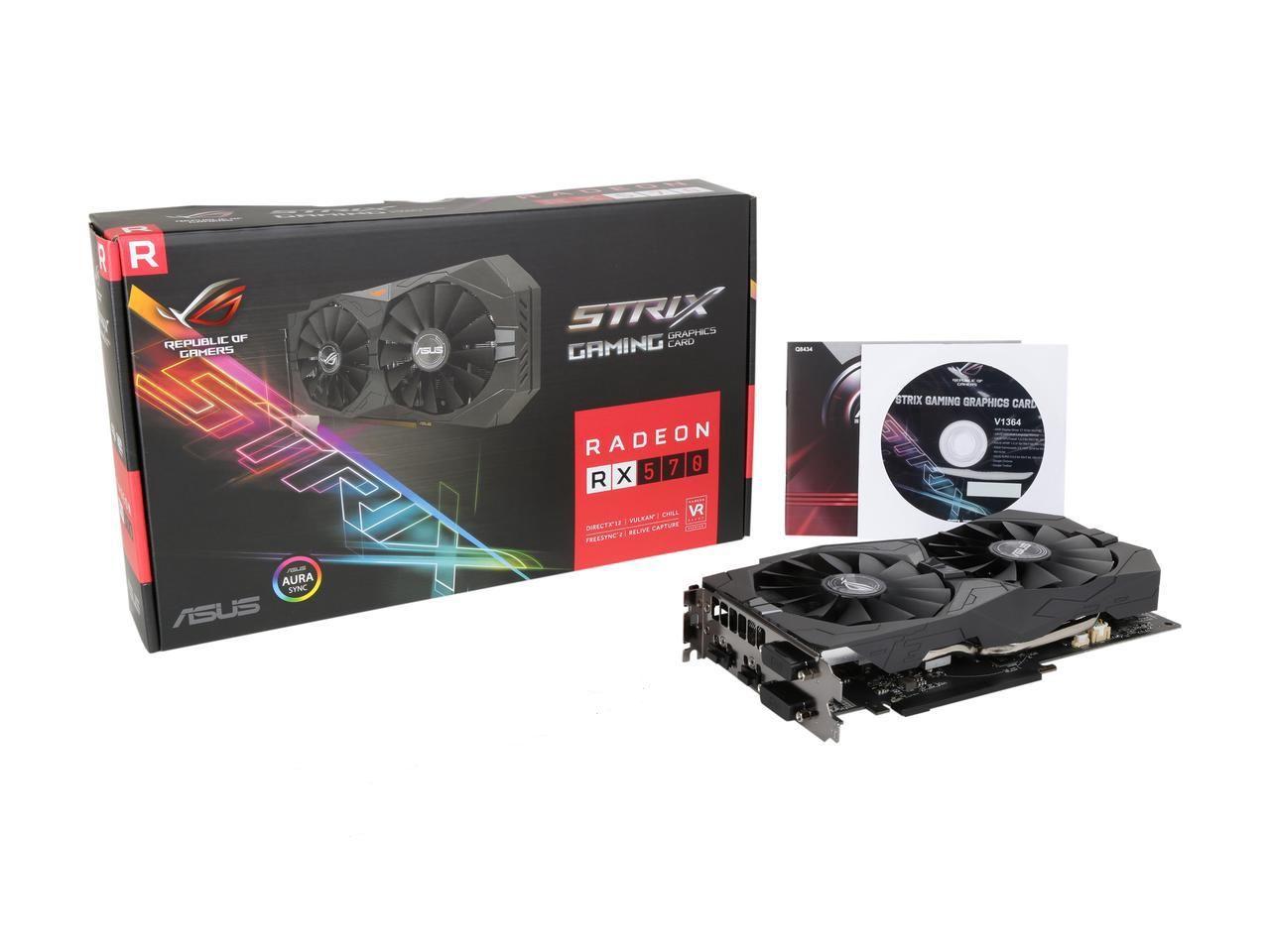 ASUS ROG Strix Radeon RX 570 4GB GDDR5 256bit - Opinie, Cena - RTV EURO AGD