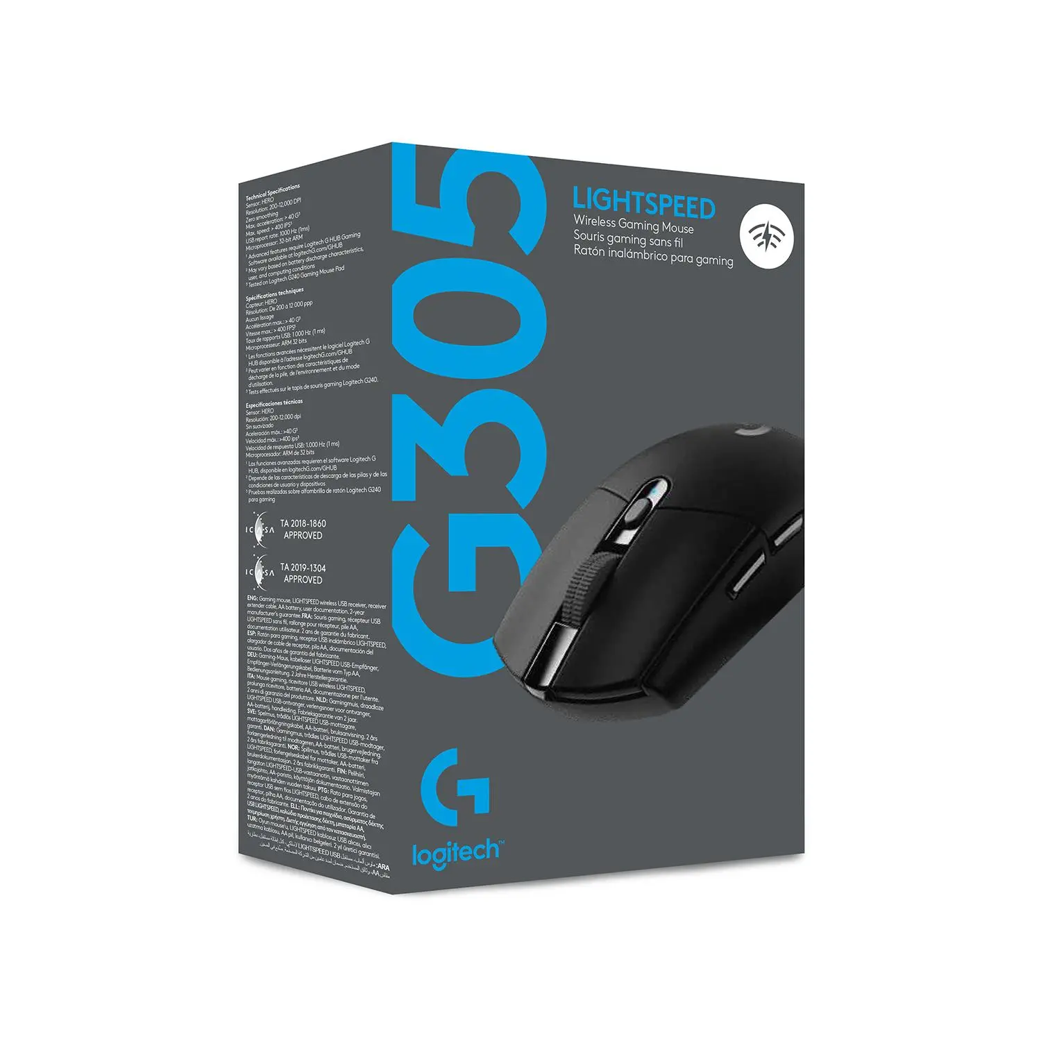 Myszka gamingowa Logitech G305 Czarny - Opinie, Cena - RTV EURO AGD