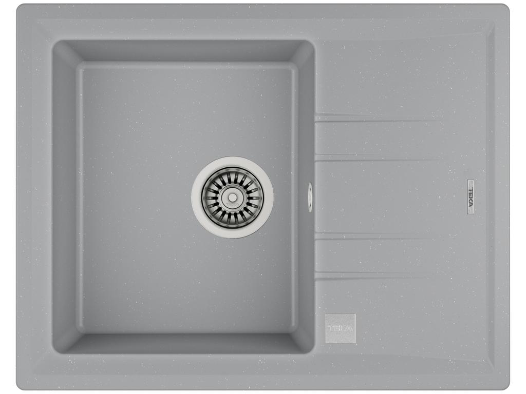 Zlewozmywak Teka STONE 45 S-TG - aluminium - granitowy - wpuszczany w ...
