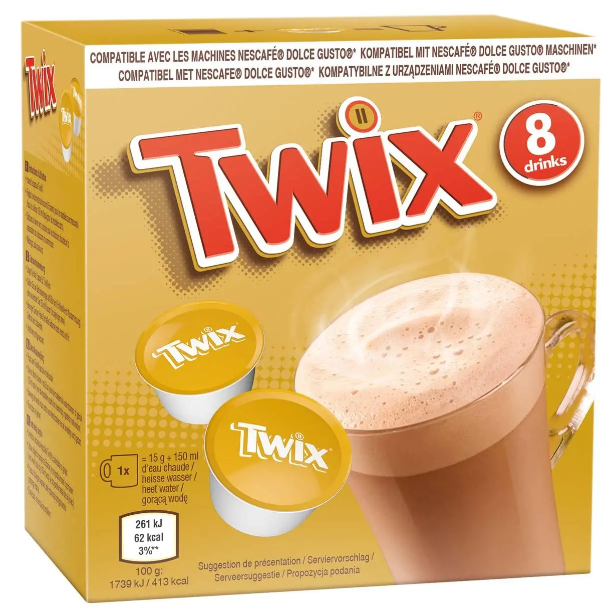 Quest Food Twix 8szt. - Dobra cena, Opinie w Sklepie RTV EURO AGD