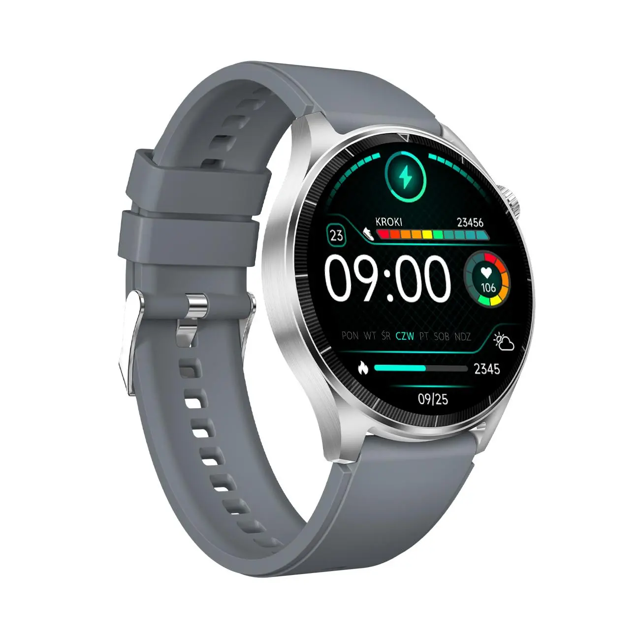 Smartwatch Forever Grand SW-710 46mm Srebrny - Opinie, Cena - RTV EURO AGD
