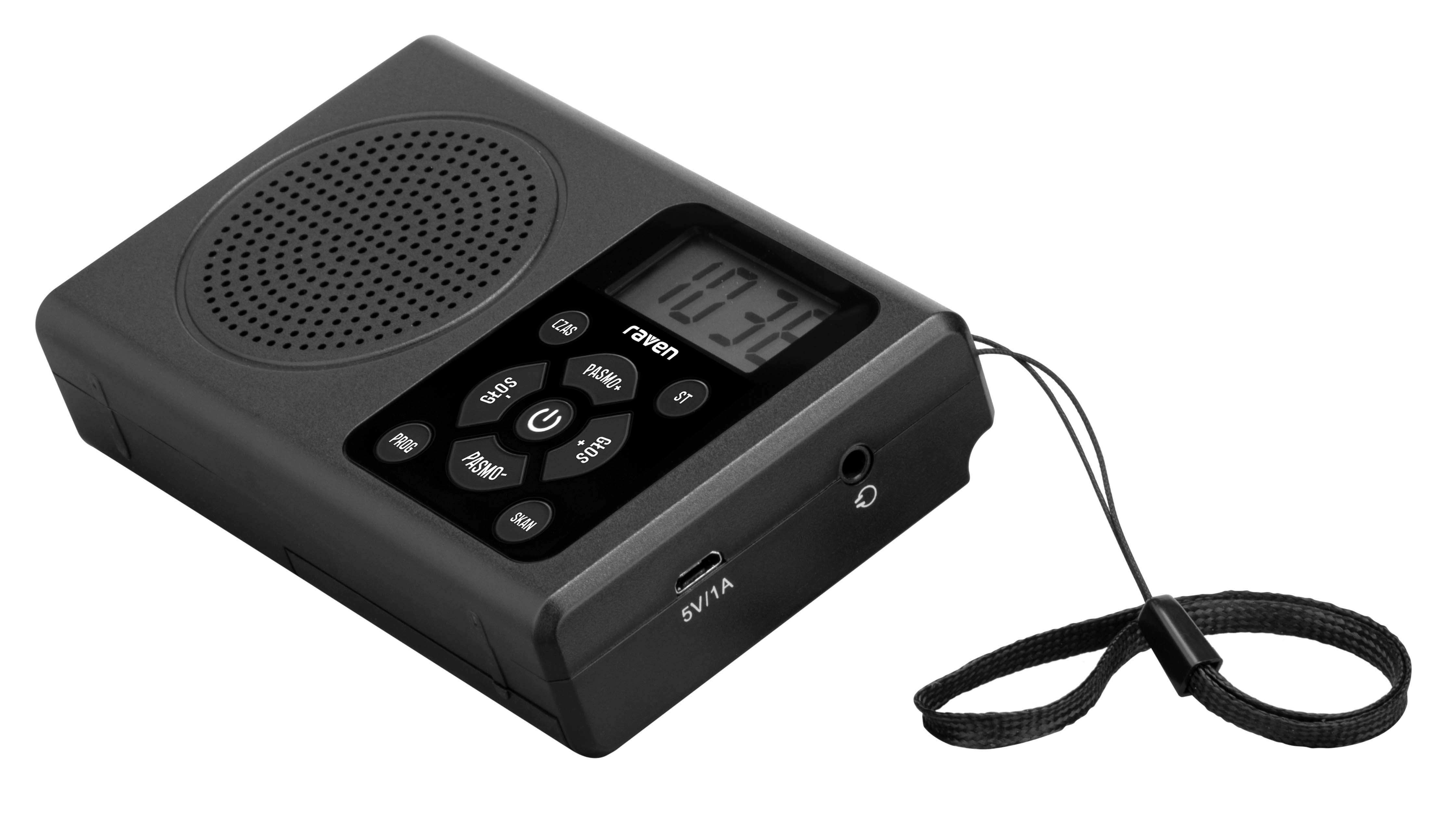 Radioodbiornik Raven ERADP001 Radio FM Czarny Kompaktowe - Opinie, Cena ...