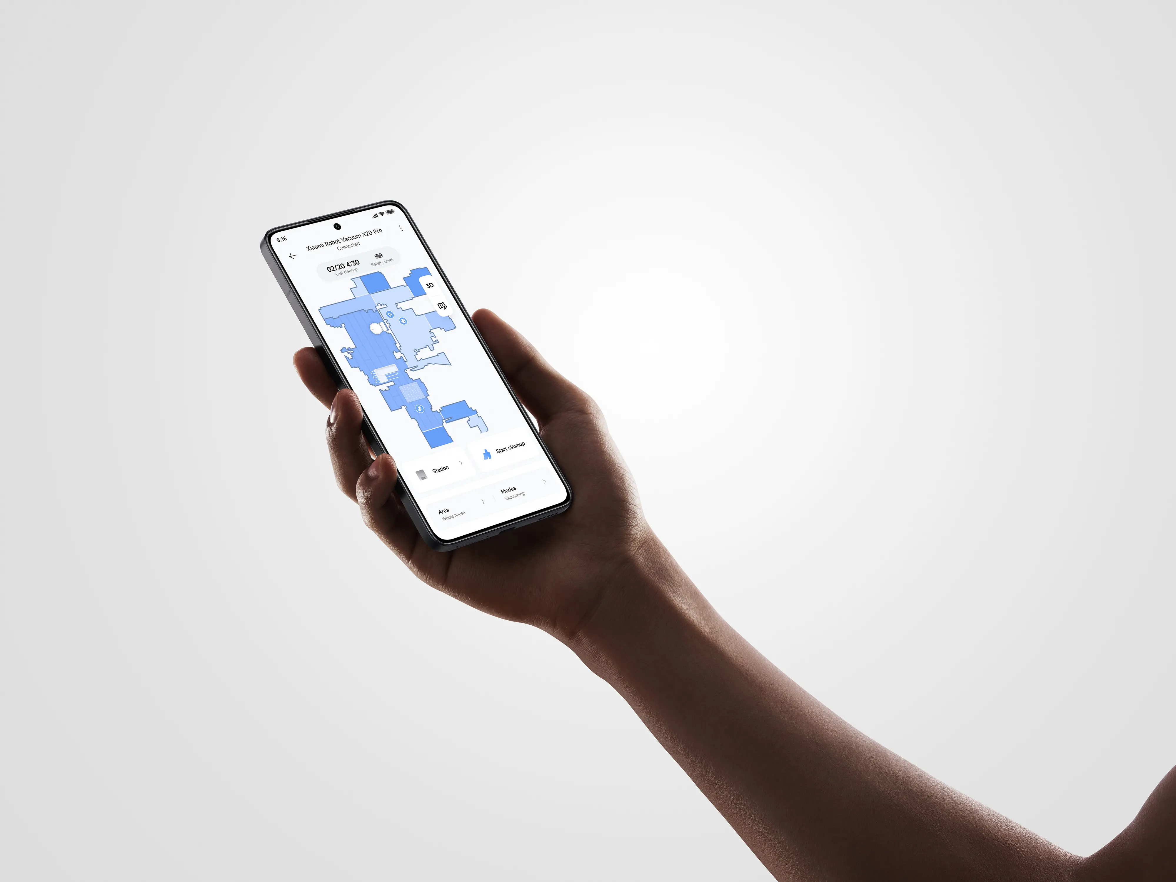 Robot sprzątający Xiaomi Robot Vacuum X20 Pro Funkcja mopowania Stacja ...