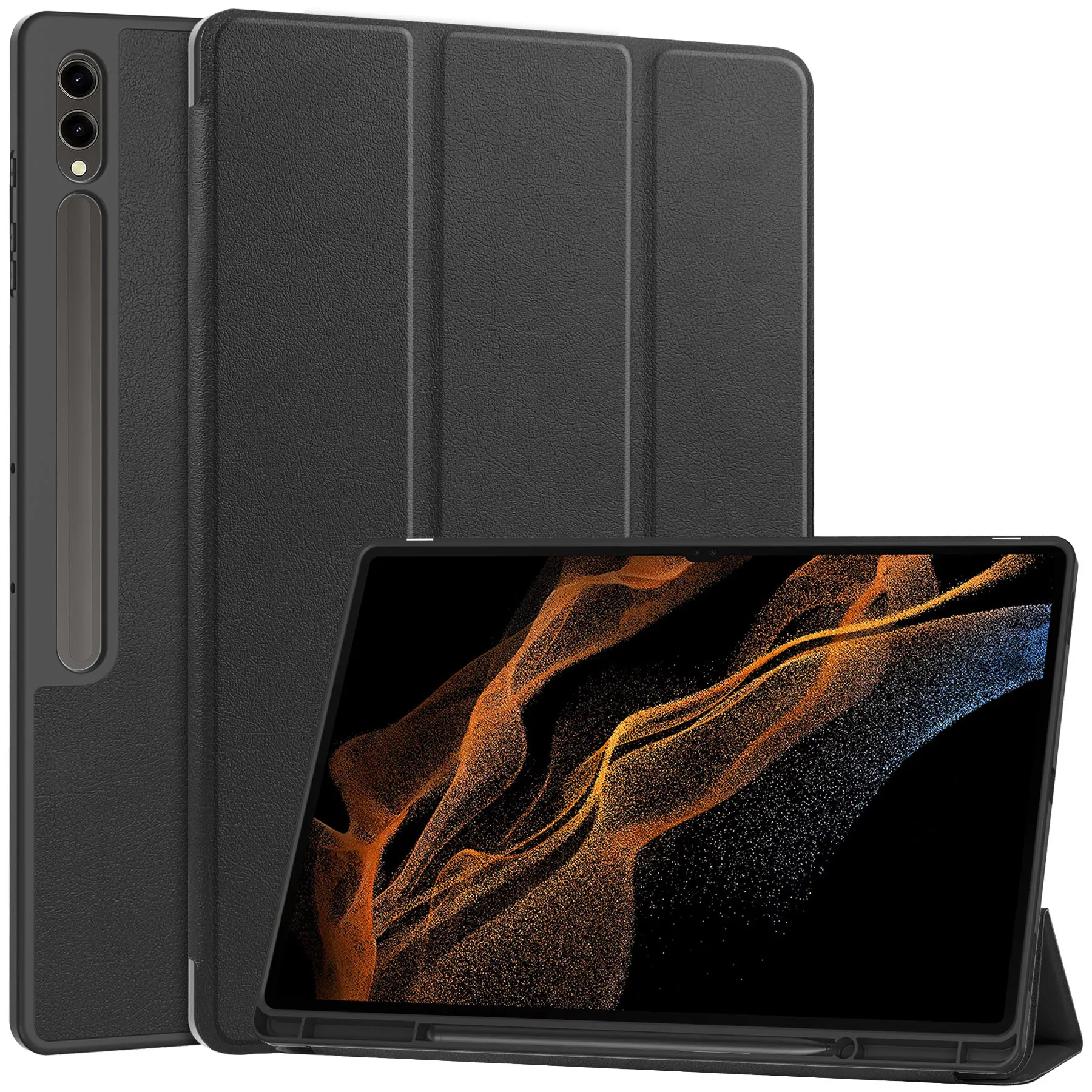 Etui na tablet Bizon Case Tab Lizard z klapką do Samsung Galaxy Tab S10 ...