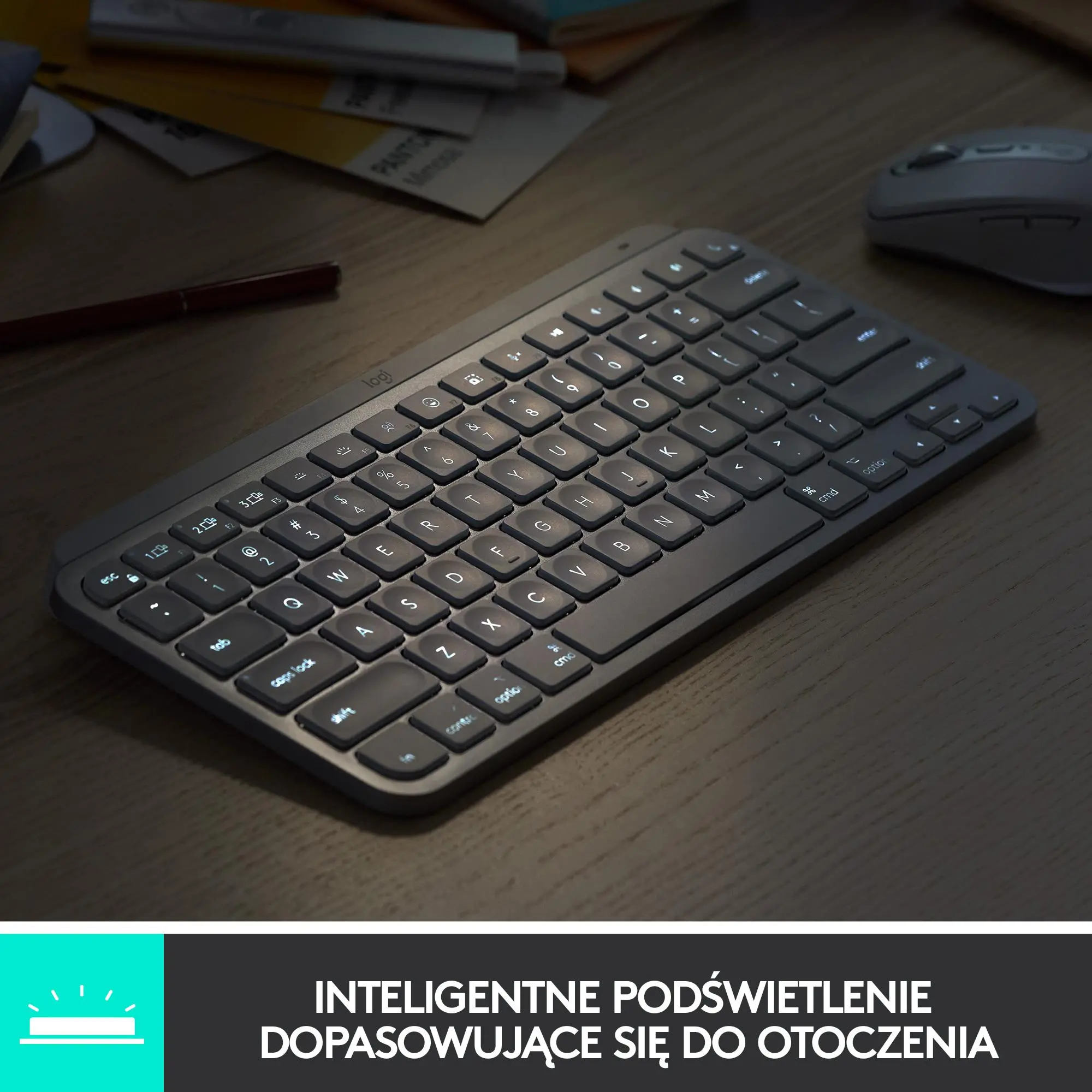 Klawiatura membranowa Logitech MX Keys Mini Szary - Opinie, Cena - RTV EURO AGD