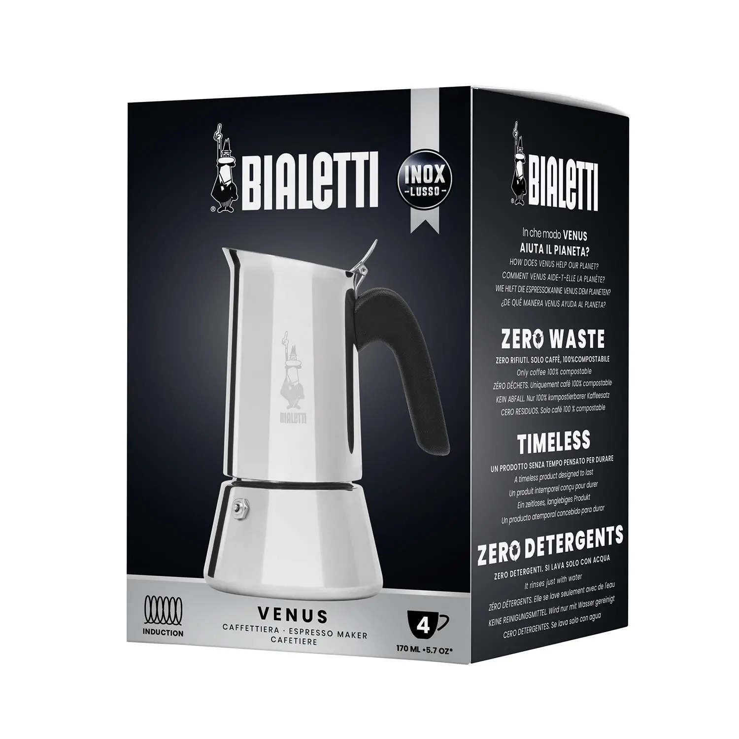 Bialetti New Venus 4tz 210ml Srebrny - Dobra cena, Opinie w Sklepie RTV ...