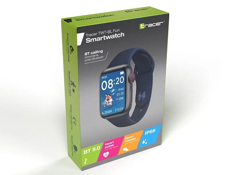 Smartwatch Tracer TW7-BL Fun Blue - Opinie, Cena - RTV EURO AGD