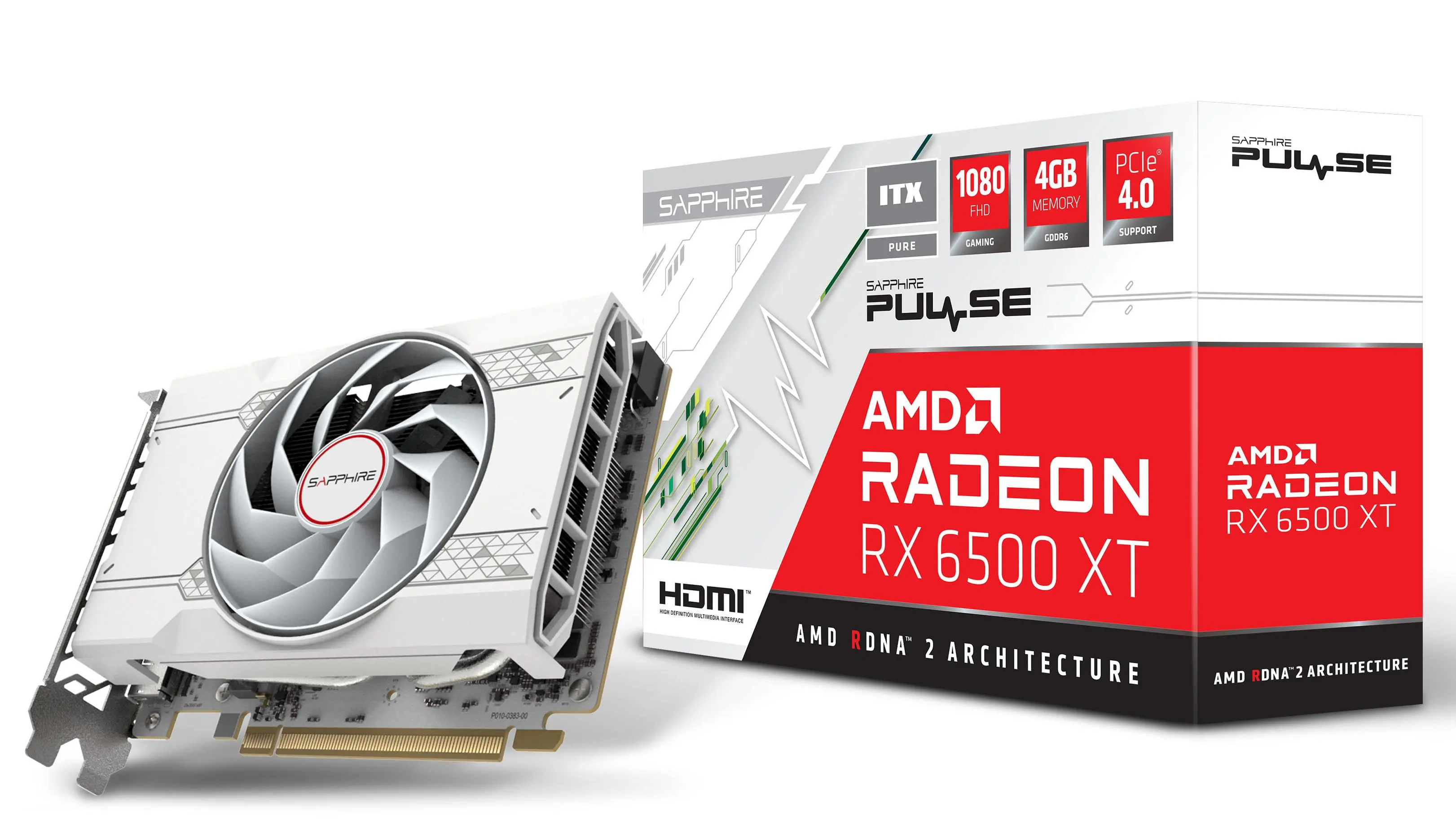 Karta graficzna Sapphire technology PULSE Radeon RX 6500 XT ITX PURE ...