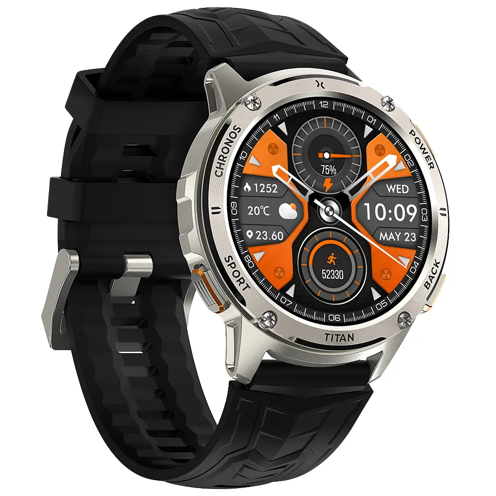 Smartwatch Maxcom FW110 Titan Chronos Srebrny - Opinie, Cena - RTV EURO AGD
