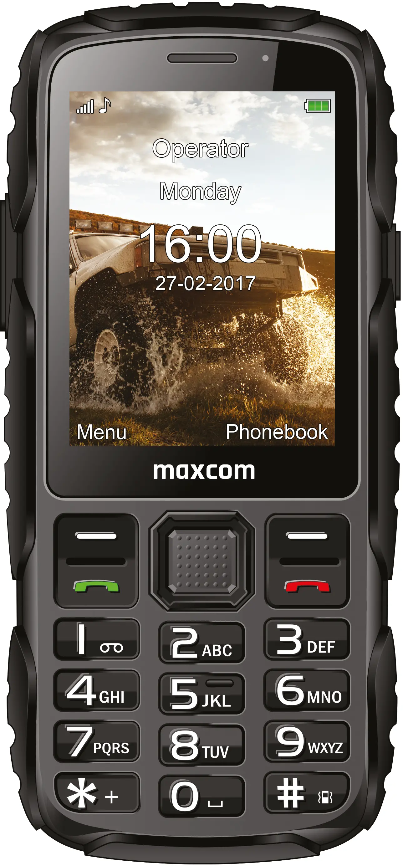 Telefon Maxcom MM920 L Strong Czarny - Opinie, Cena - RTV EURO AGD