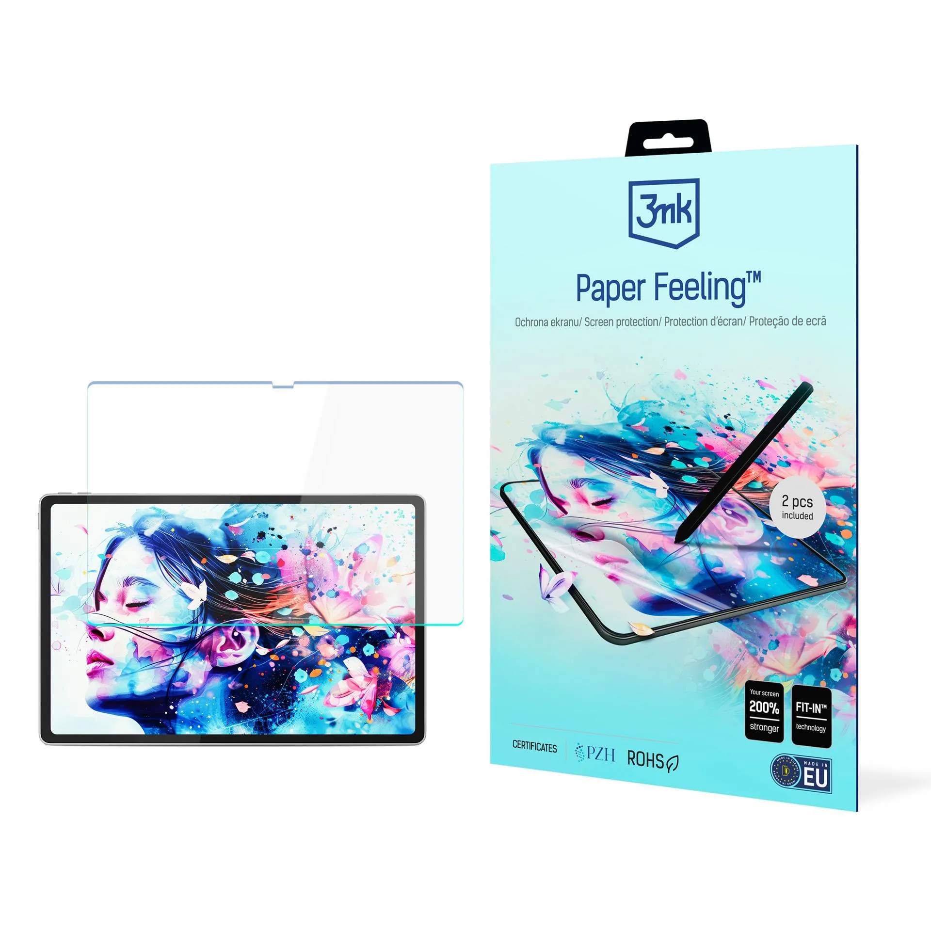 Folia ochronna 3mk up to 15" Paper Feeling do Lenovo Idea Tab Plus ...