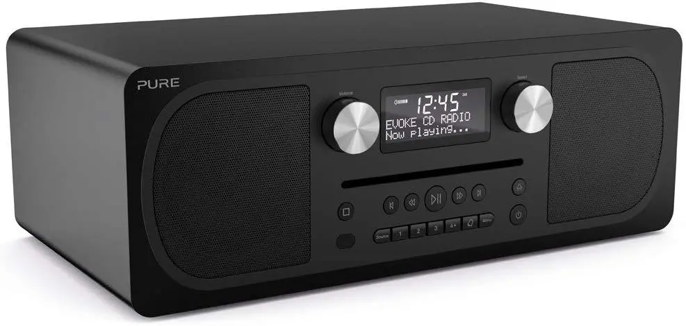 Wieża PURE Evoke C-D6 20W Bluetooth Radio FM, DAB+ Czarny - Opinie ...