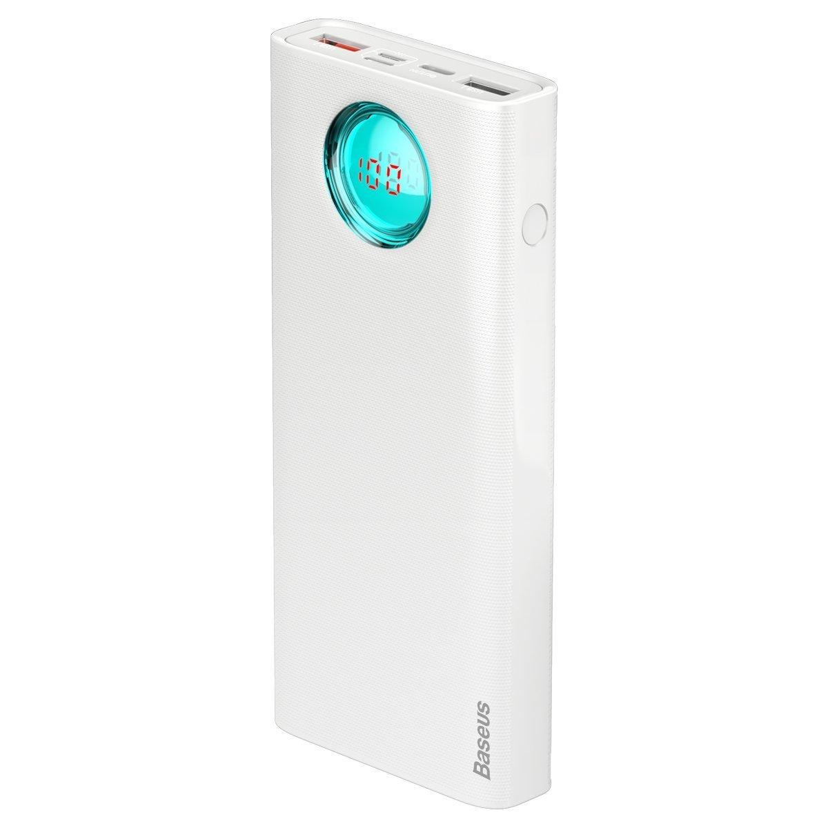 Powerbank Baseus PPALL-LG02 Amblight, 20000mAh, PD, QC 3.0, 18W (biały ...