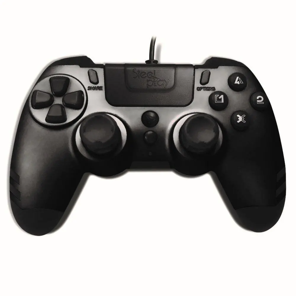 SteelPlay Metaltech Wired Controller do PC, PS4, PS3 Przewodowy Czarny ...