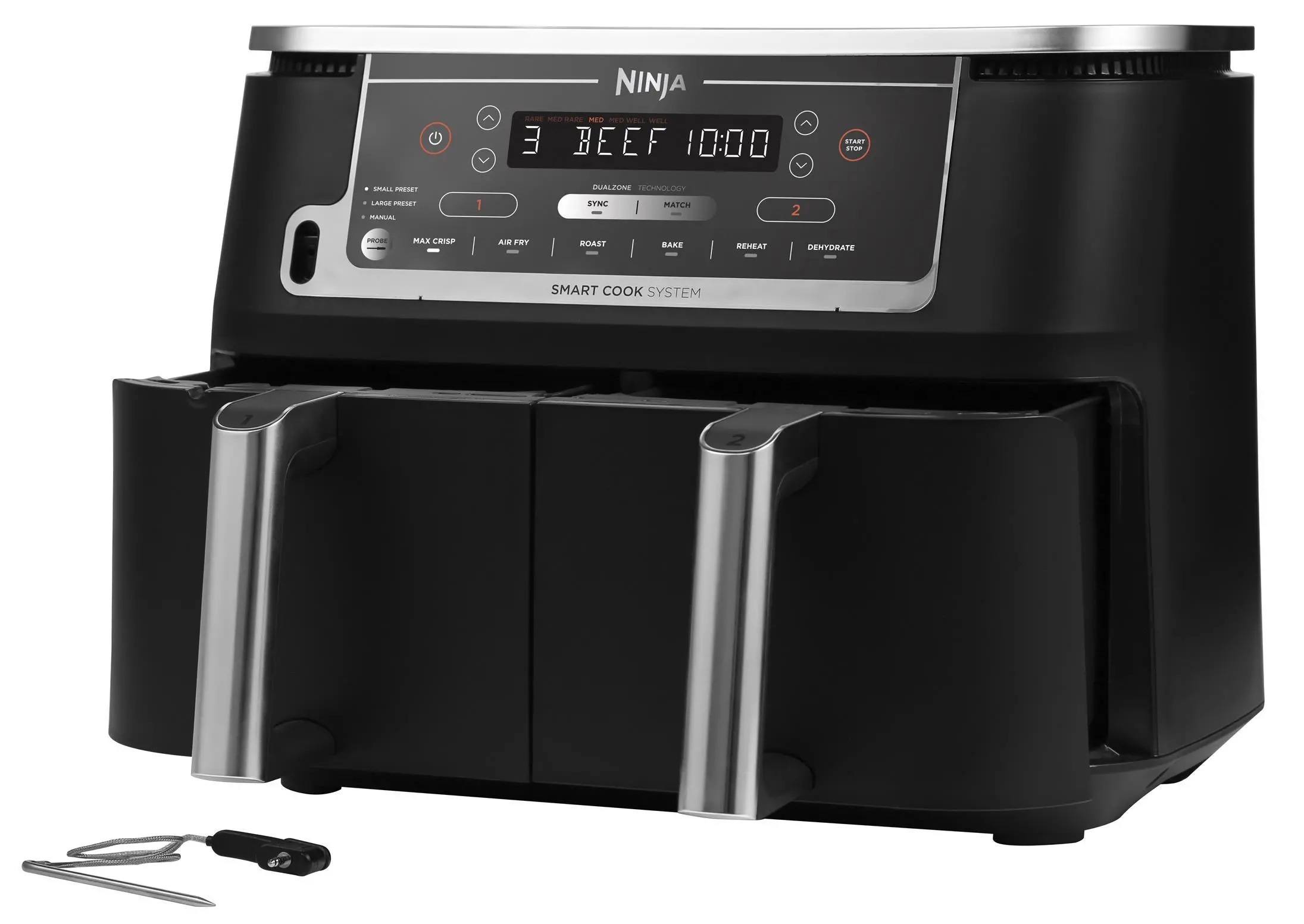 Ninja AF451EU z termometrem do żywności 2470W 9,5l - Dobra cena, Opinie ...