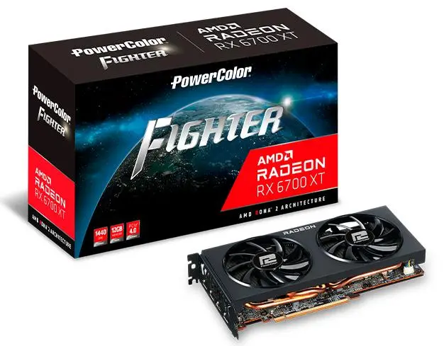 Karta graficzna PowerColor Radeon RX 6700 XT Fighter- 12GB GDDR6 192bit ...