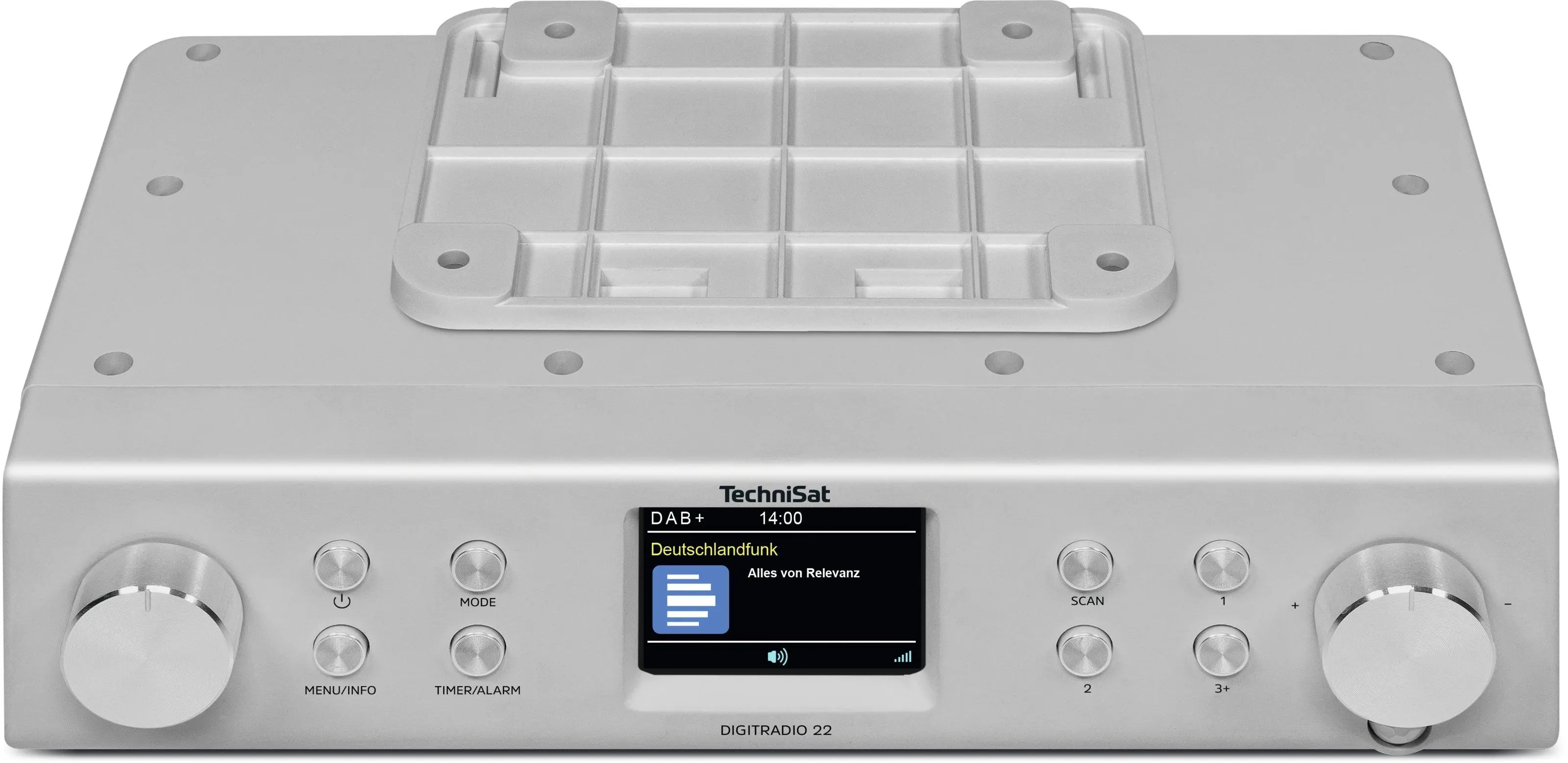 Radioodbiornik TechniSat DigitRadio 22 Radio FM DAB+ Bluetooth Srebrny ...