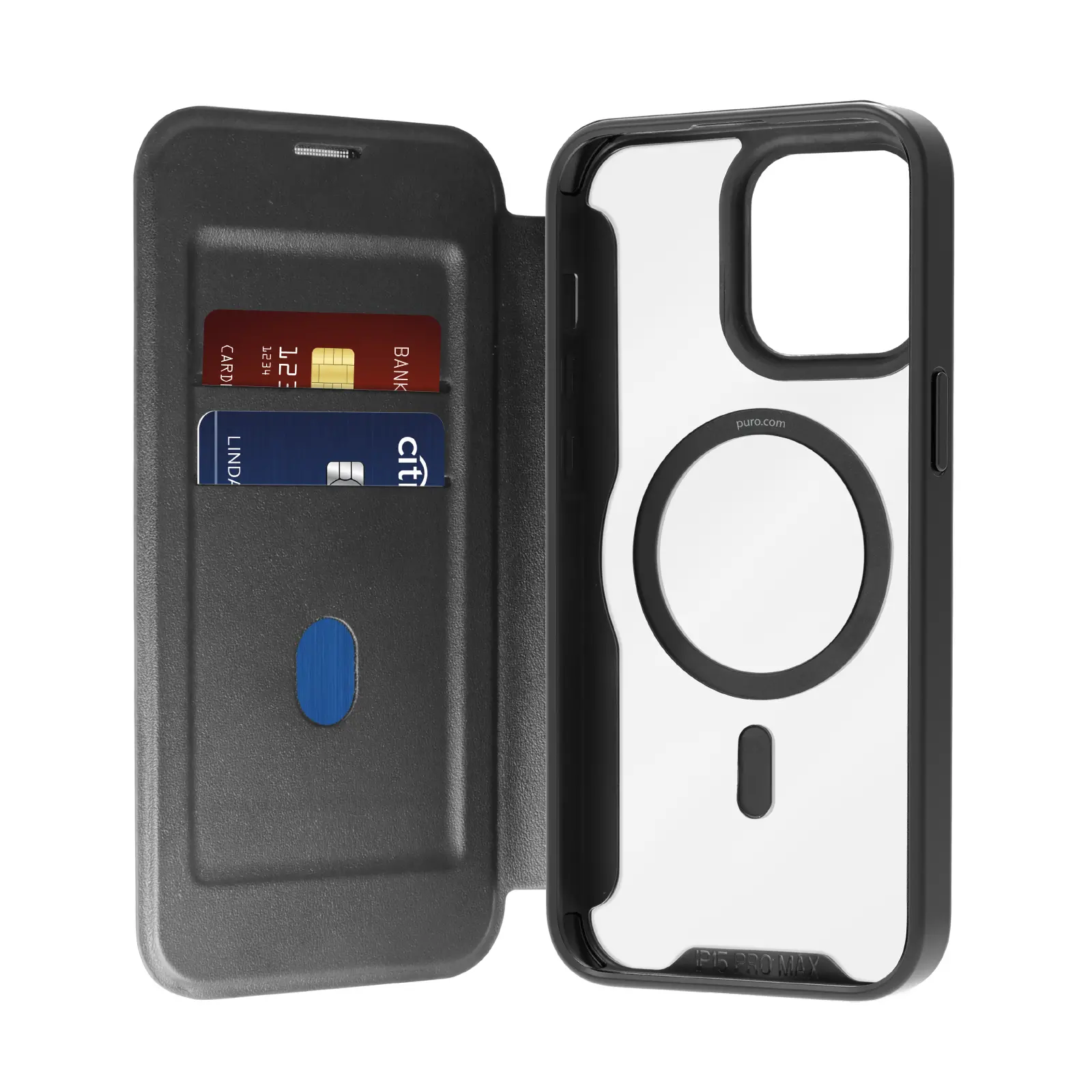 Etui Puro Book Mag Case do iPhone 16 Pro Max Czarny - Opinie, Cena ...