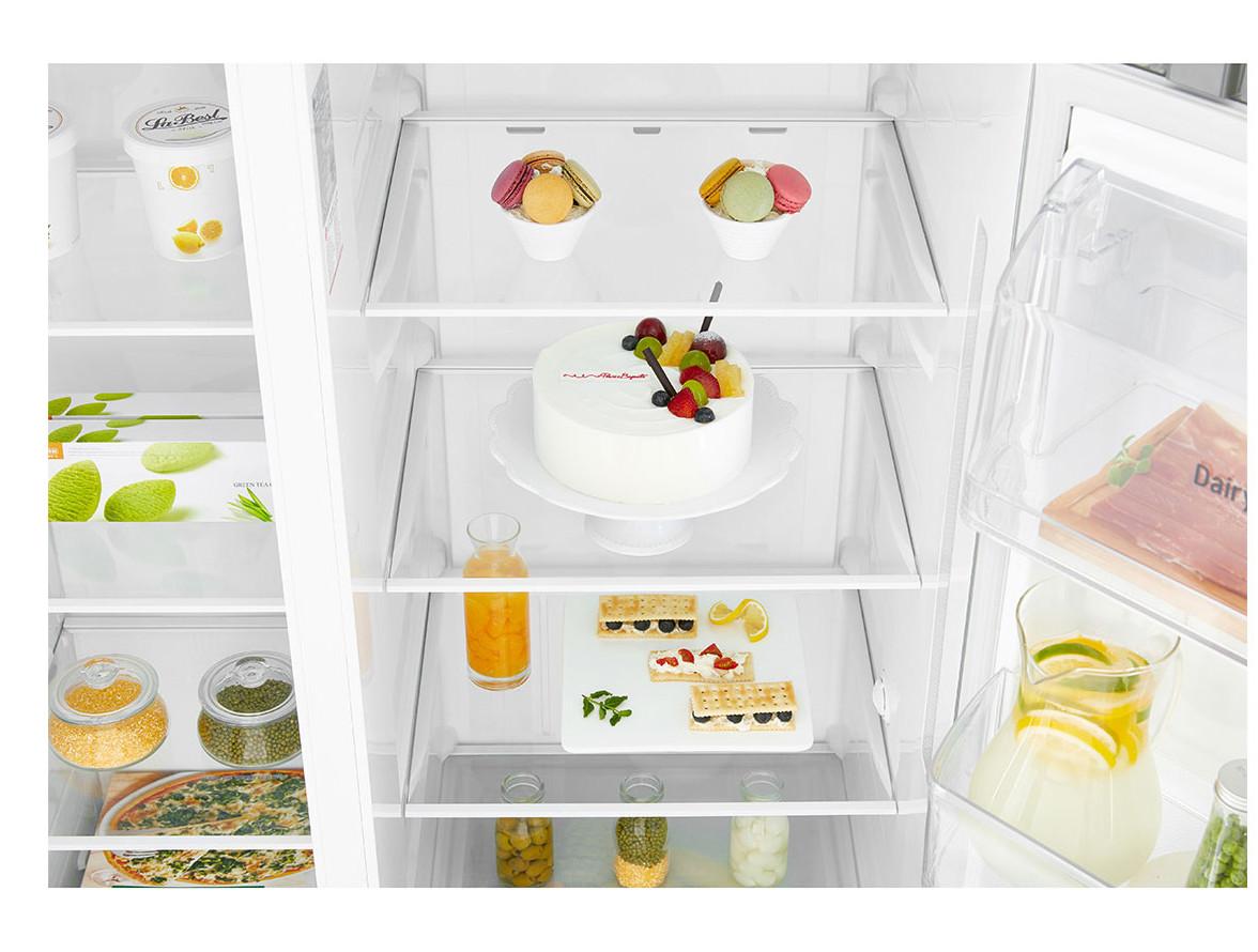 Lodówka LG GSB360BASZ - pełny No Frost - 179cm - komora świeżości ...