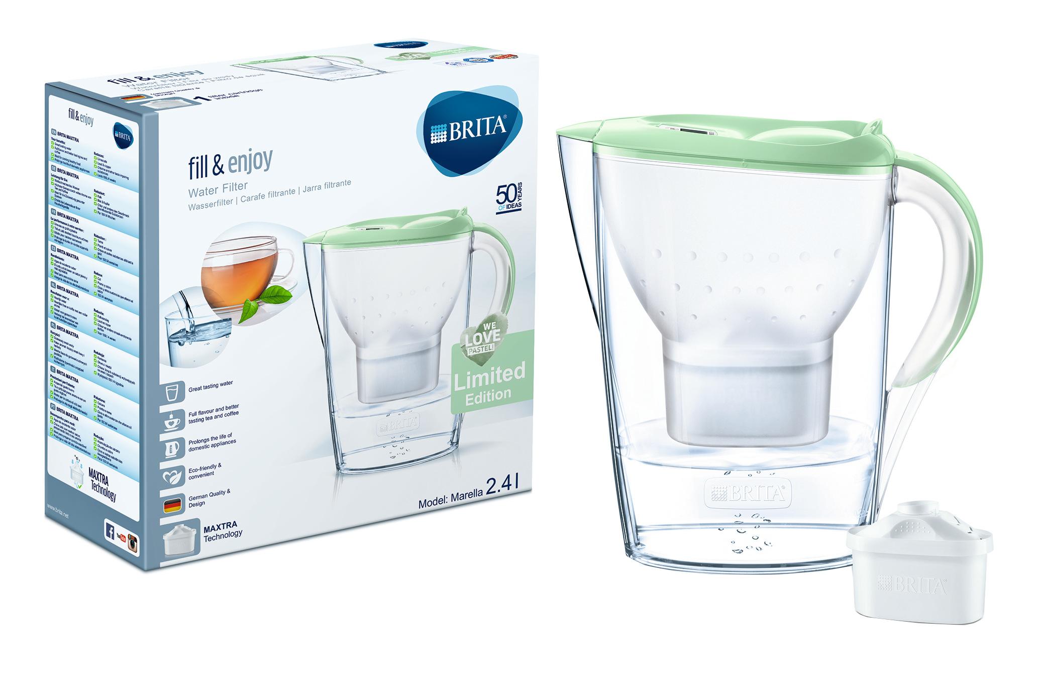 Brita Marella Pastel 2,4l 3 wkłady Zielony - Dobra cena, Opinie w ...